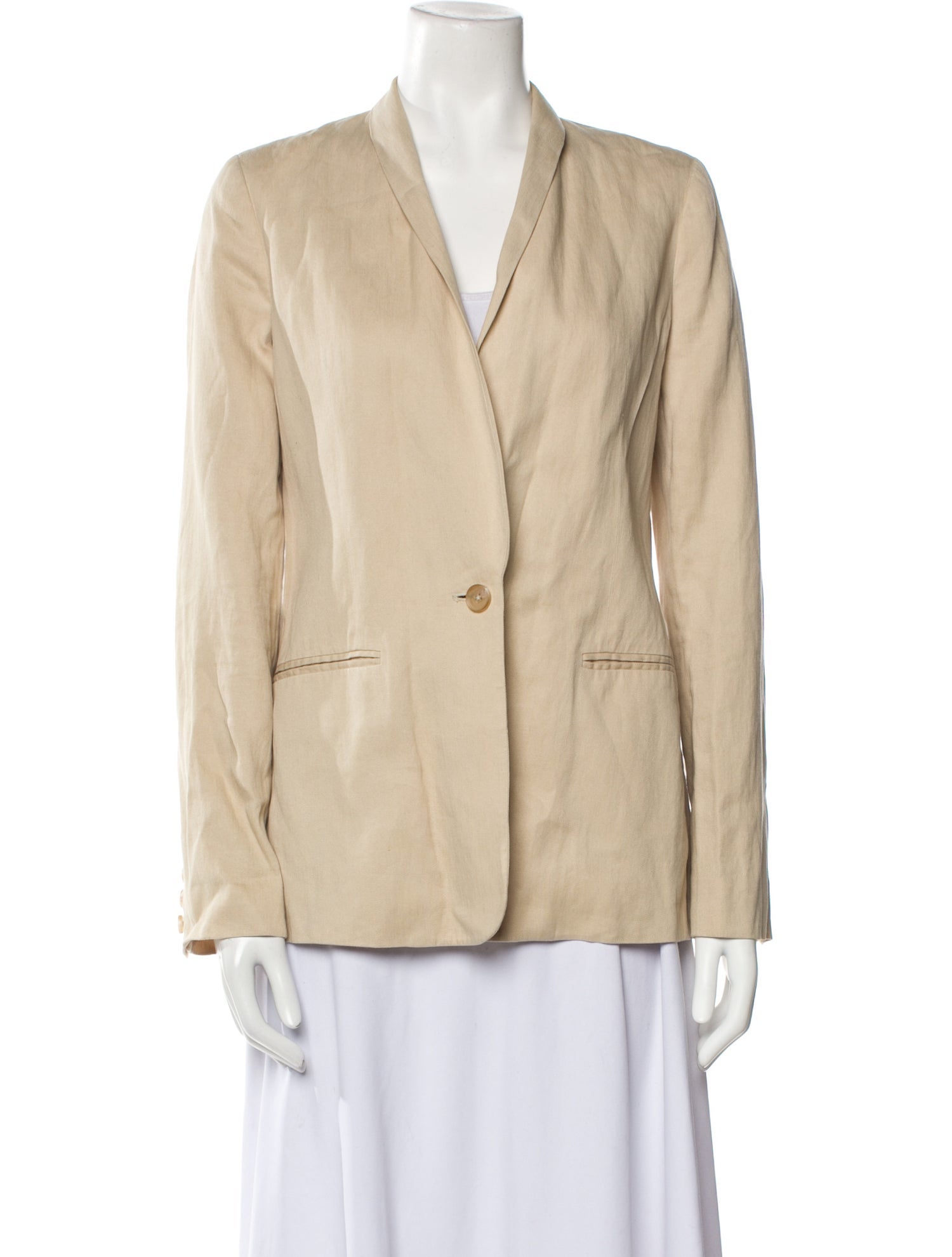 Vince Linen Blazer - Neutrals Jackets, Clothing - WVN345182 | The RealReal