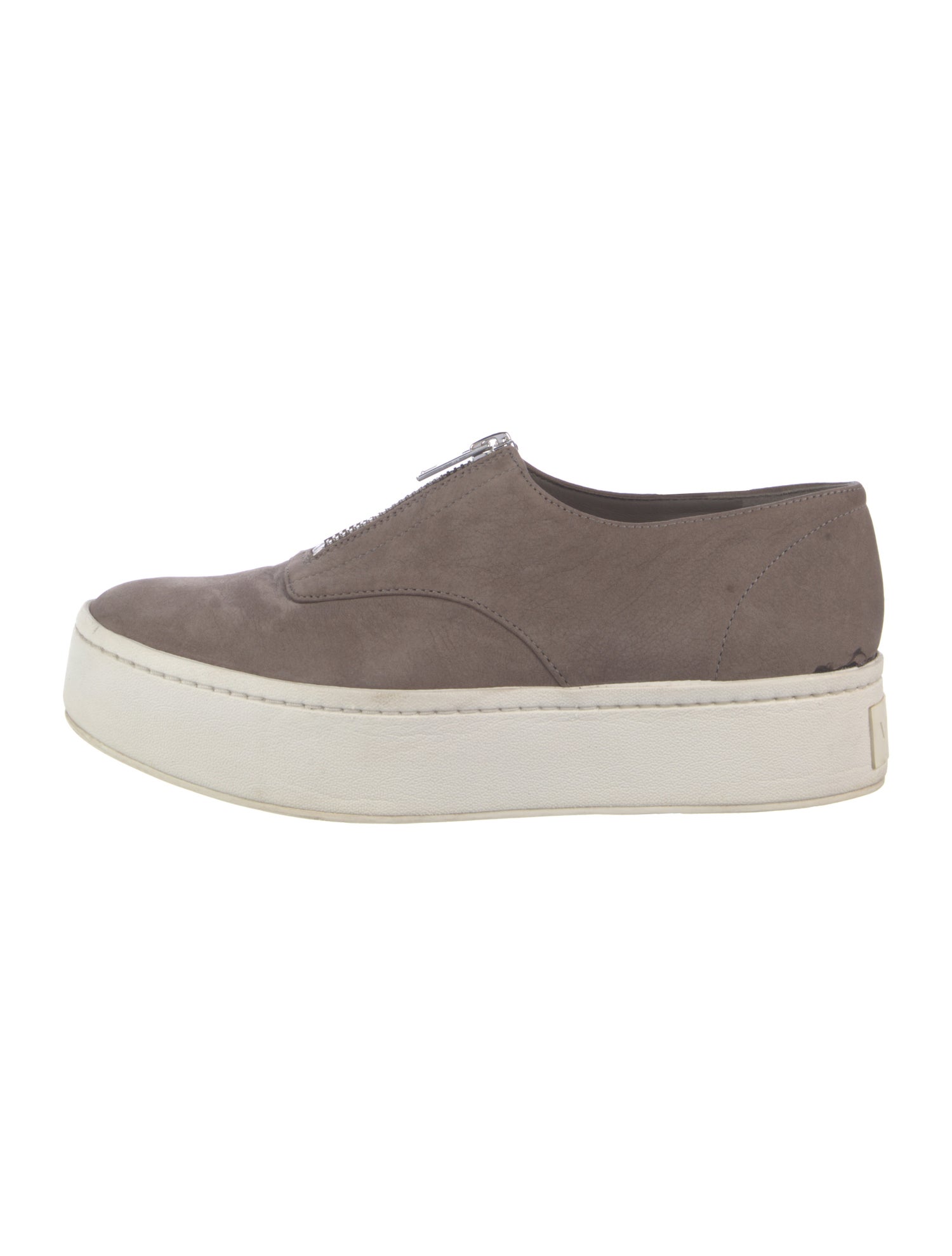 Vince Nubuck Loafer Sneakers - Grey Sneakers, Shoes - WVN391830 | The ...