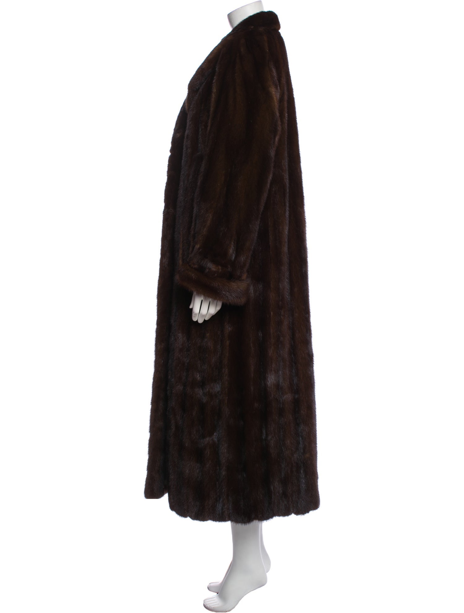 Vintage - Unbranded Mink Fur Coat - Brown Coats, Clothing - WVNTG31589 ...
