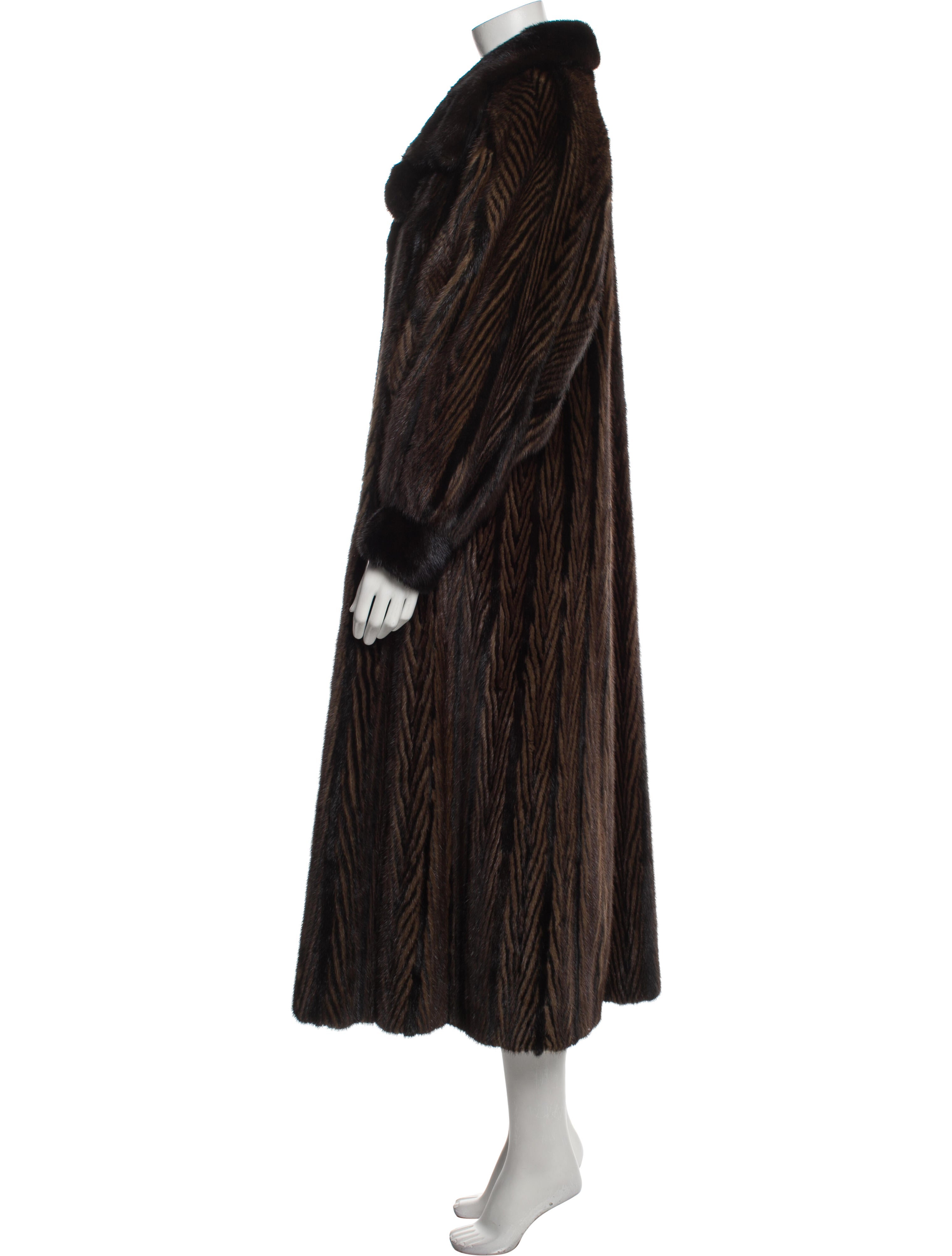 Furs by Richard Donald Mink Fur Coat - Brown Coats, Clothing ...