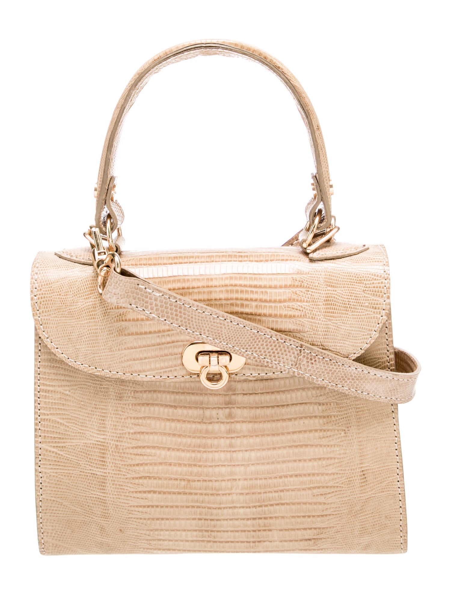 Lopez Taibo Lizard Handle Bag - Neutrals Handle Bags, Handbags ...