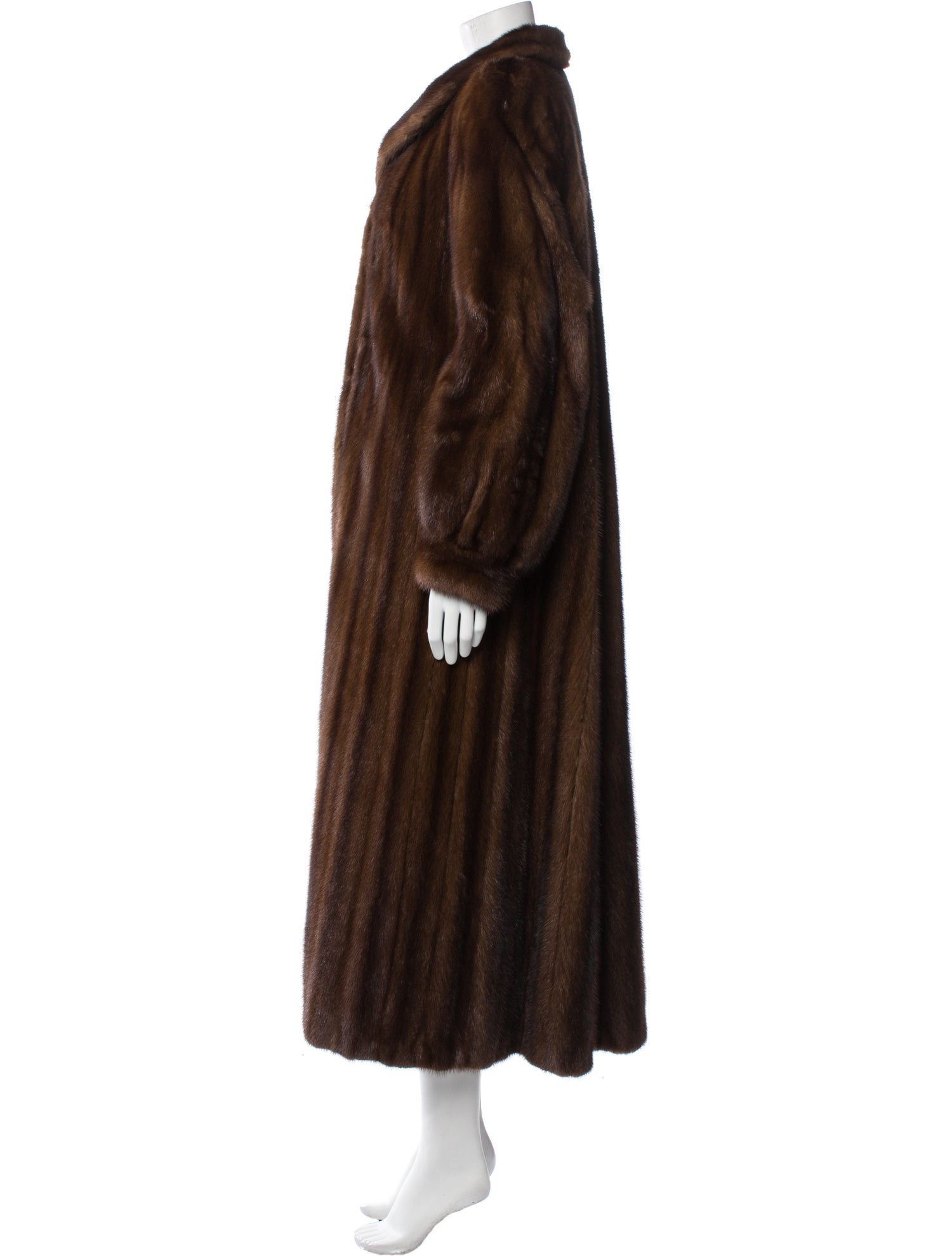 Saga Furs Faux Fur Coat - Brown Coats, Clothing - WSFAU20482 | The RealReal