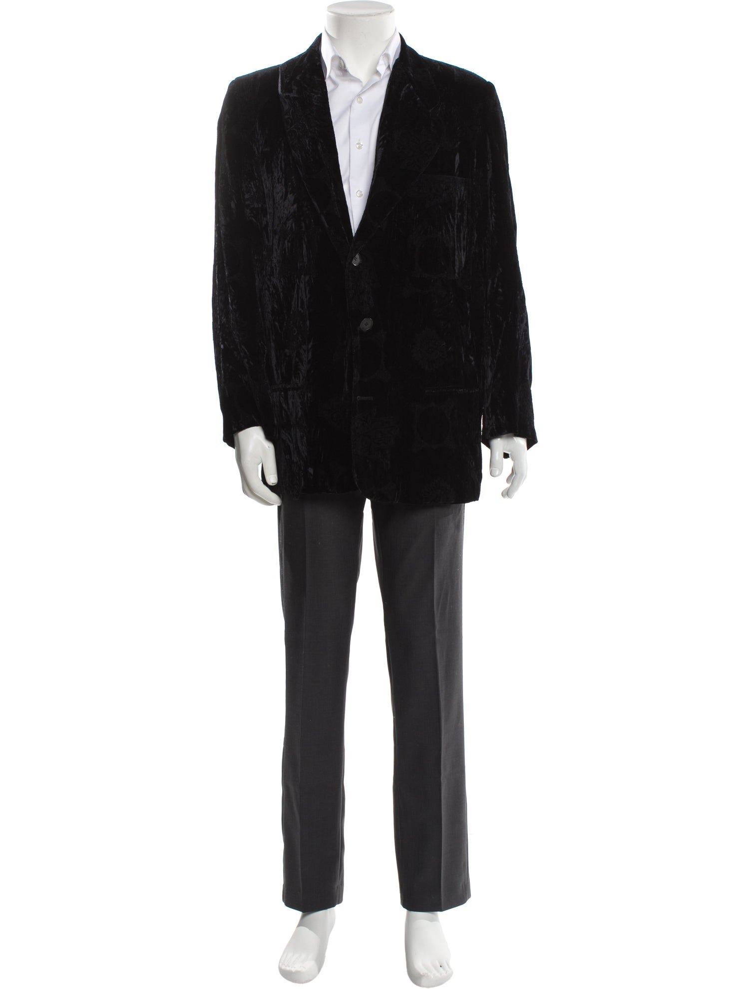 J. Francois Charles Per Piero Panchetti Vintage 1980's Overcoat - Black Outerwear, Clothing ...