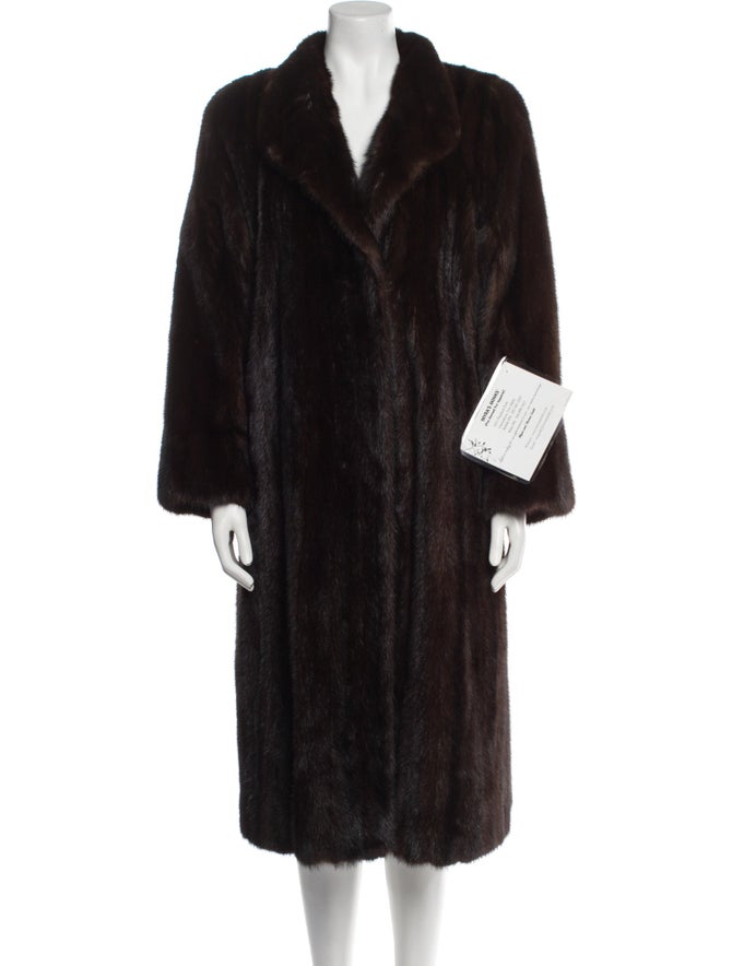 Vintage - Unbranded Mink Fur Coat - Brown Coats, Clothing - WVNTG60229 ...