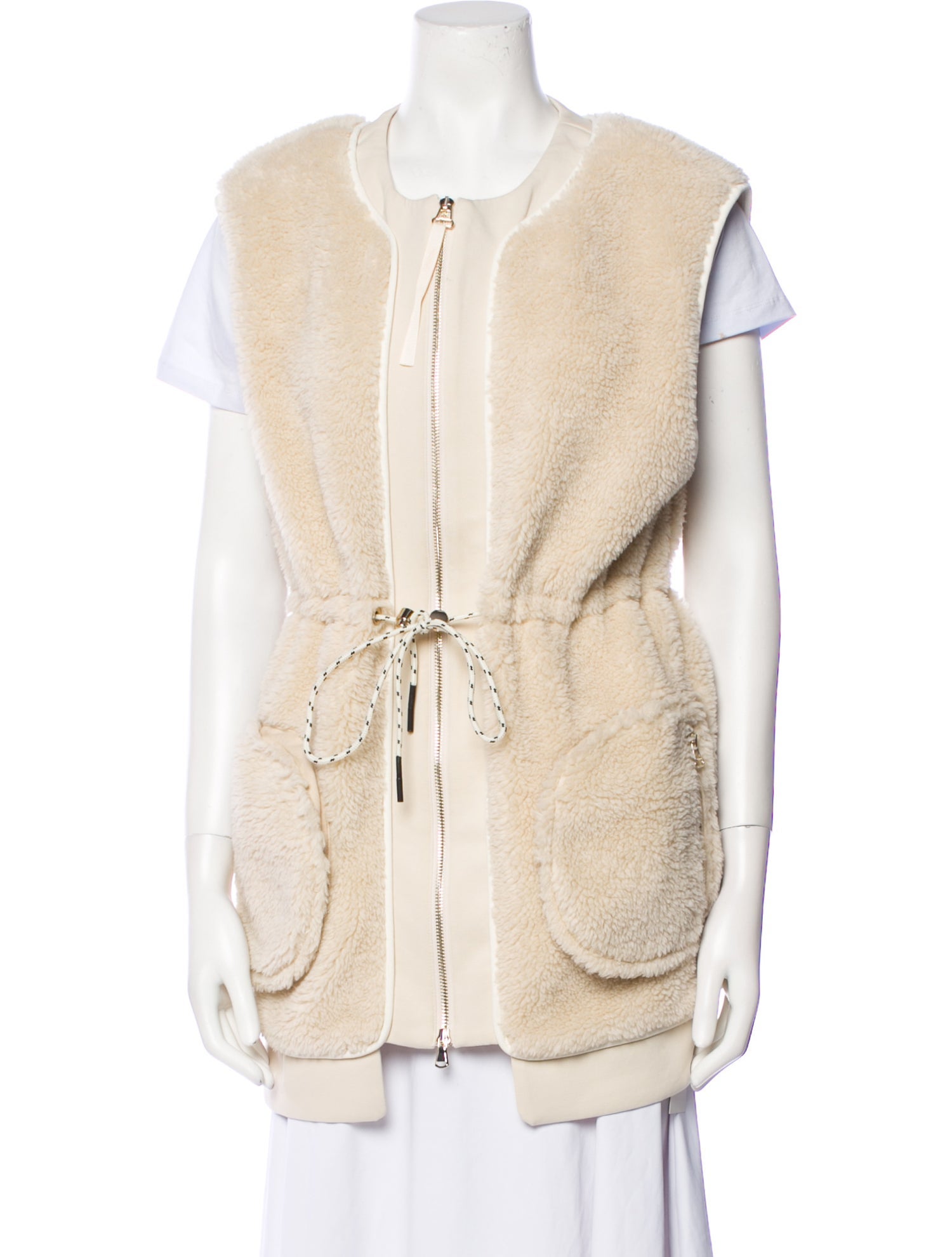 Varley Vest - Neutrals Jackets, Clothing - WVRLY23508 | The RealReal