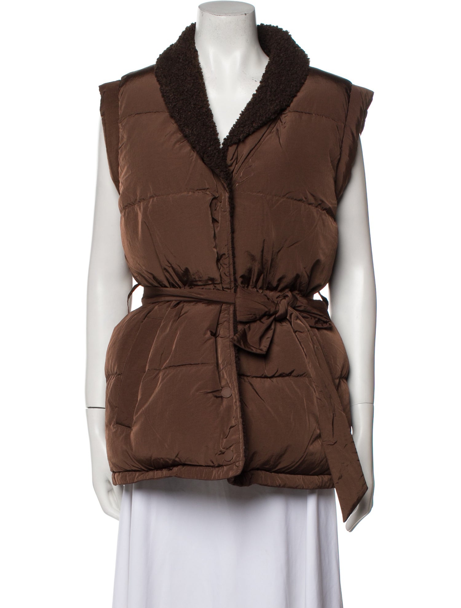 Varley Nylon Vest w/ Tags - Brown Jackets, Clothing - WVRLY25391 | The ...