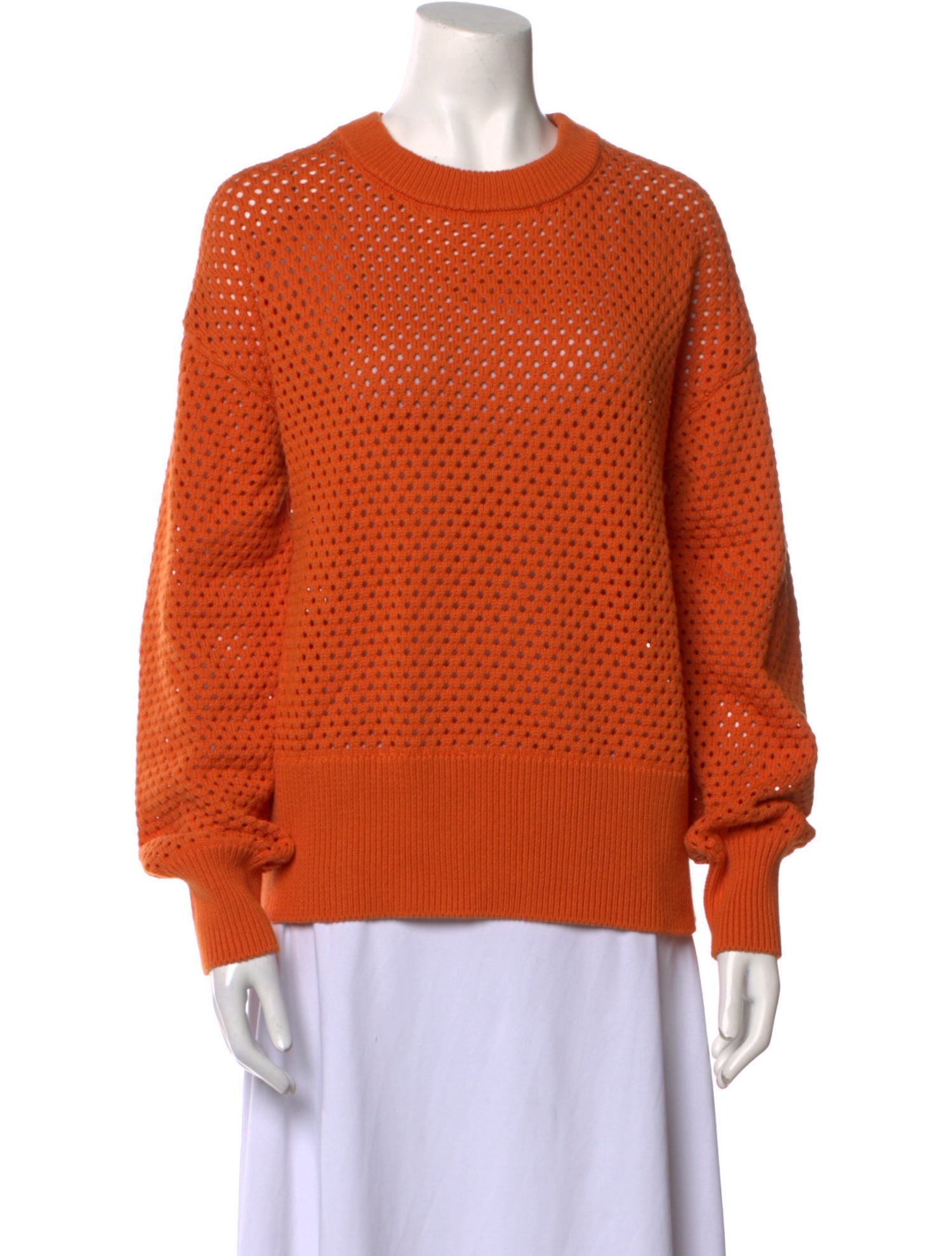 Varley Crew Neck Sweater - Orange Knitwear, Clothing - WVRLY25948 | The ...