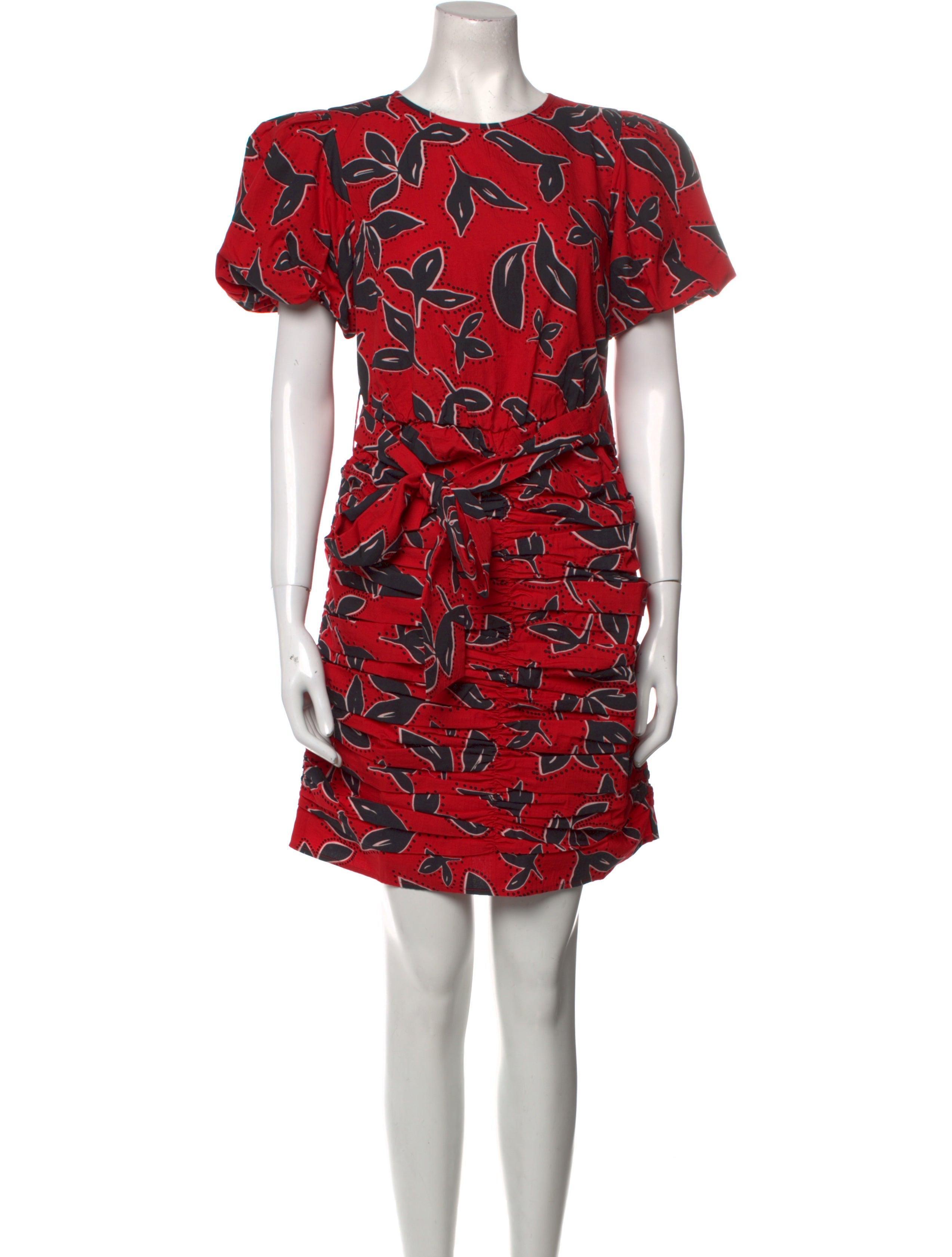 Tibi Silk Printed Dress - Red Dresses, Clothing - WTI37022 | The RealReal