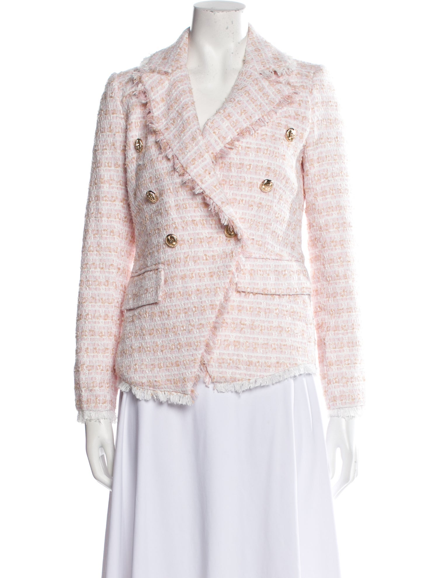 Walter Baker Tweed Pattern Blazer w/ Tags - Pink Jackets, Clothing ...