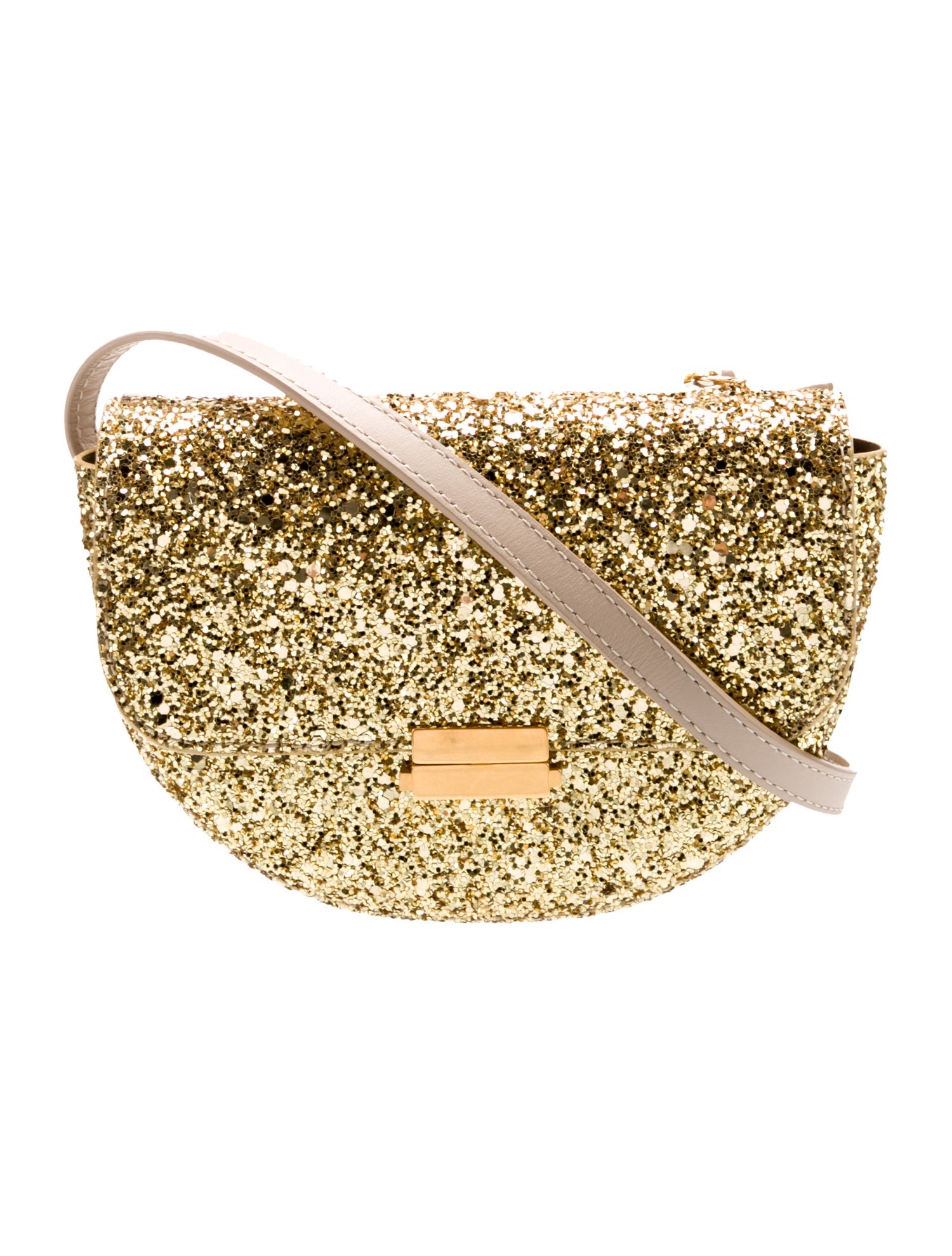 WANDLER Shoulder Bag - Gold Crossbody Bags, Handbags - WWAND23010 | The ...