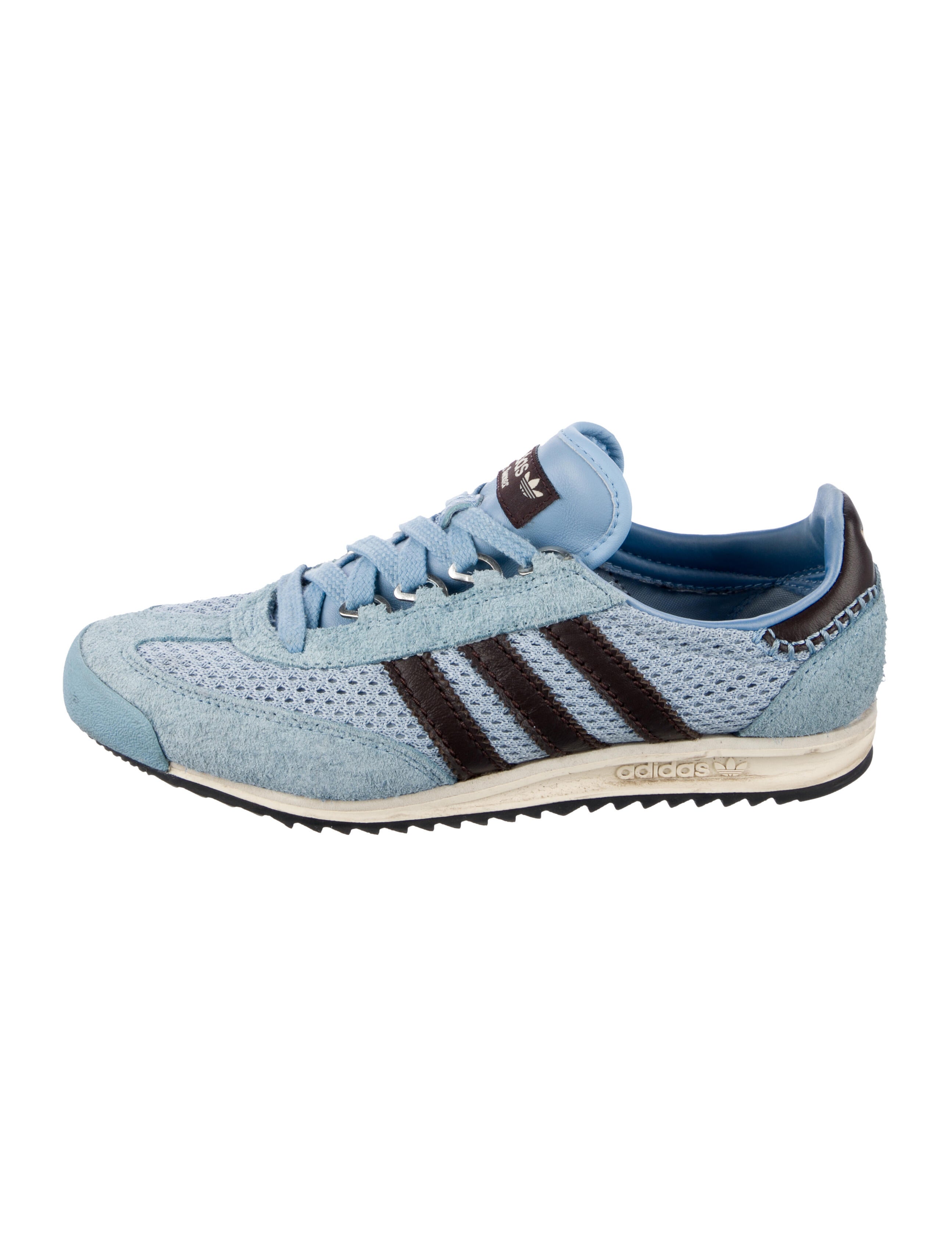 Wales Bonner x adidas Originals SL76 Ash Blue Sneakers - Blue Sneakers ...