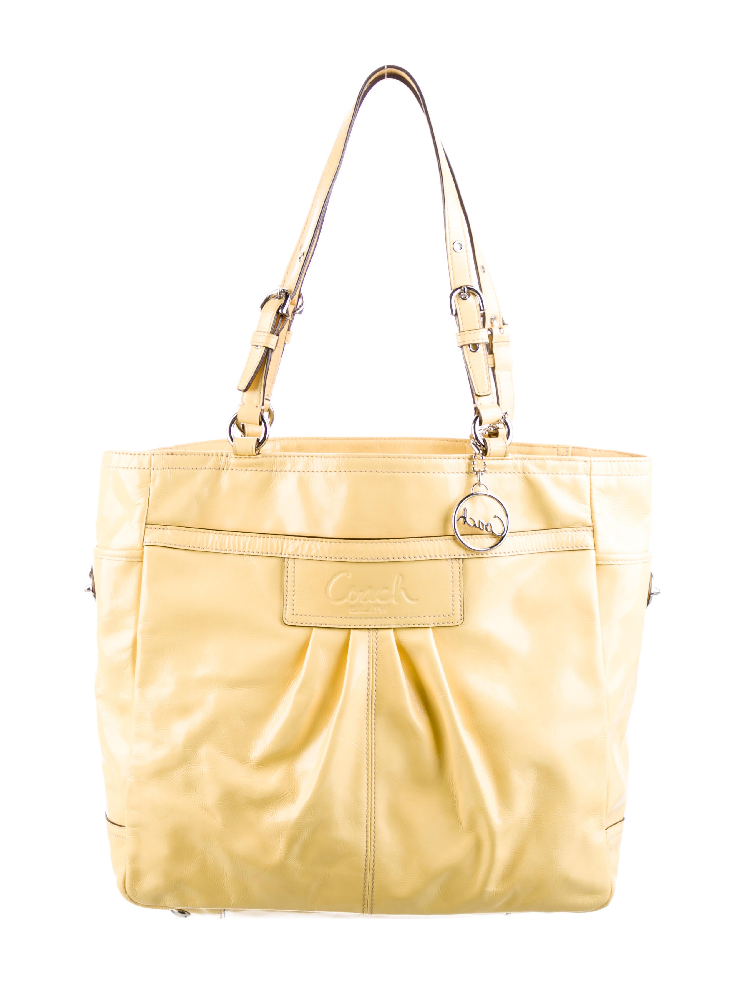 Coach 1941 Leather Tote - Yellow Totes, Handbags - WWCCH25762 | The ...