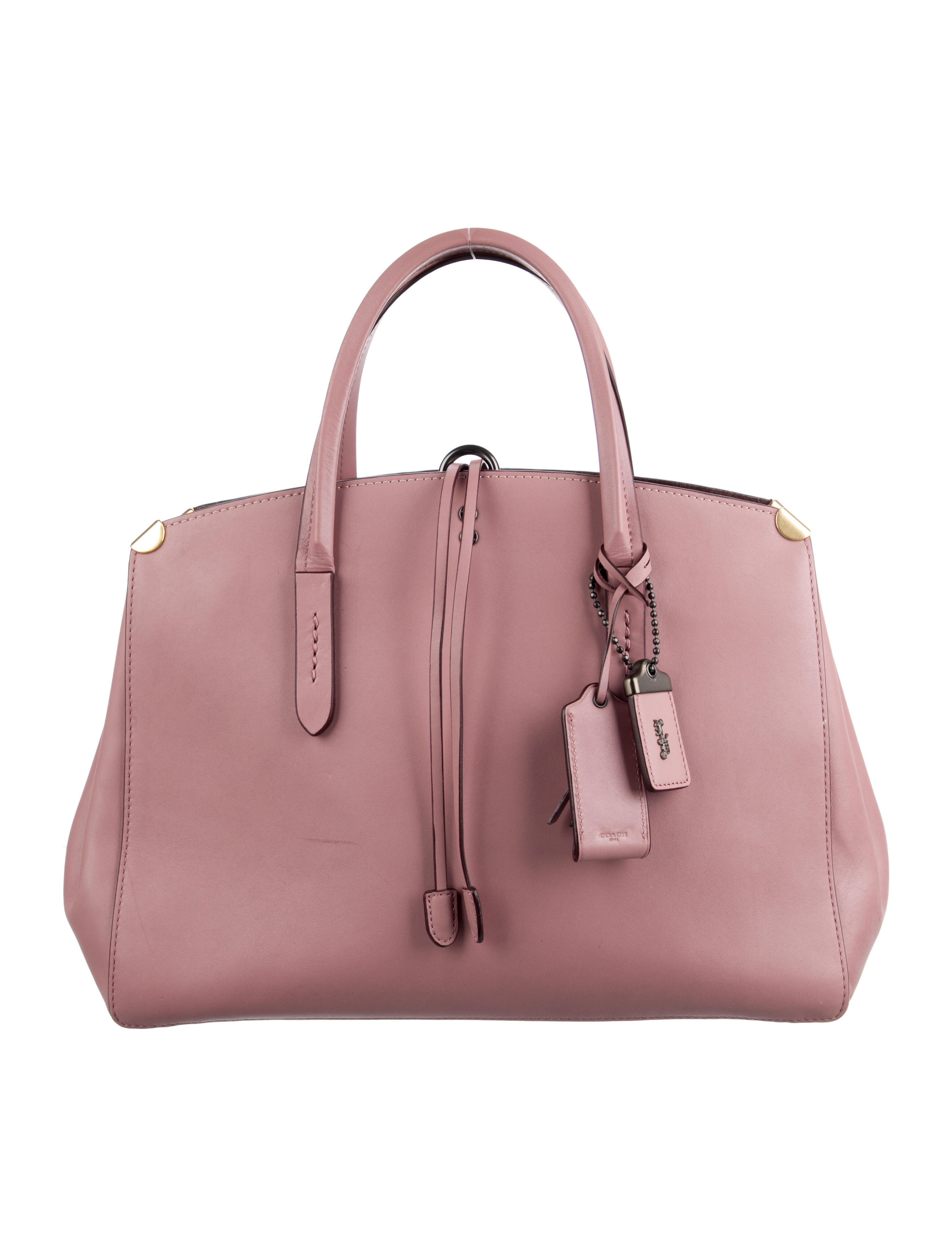 Coach 1941 Leather Cooper Carryall Handle Bag - Pink Handle Bags ...