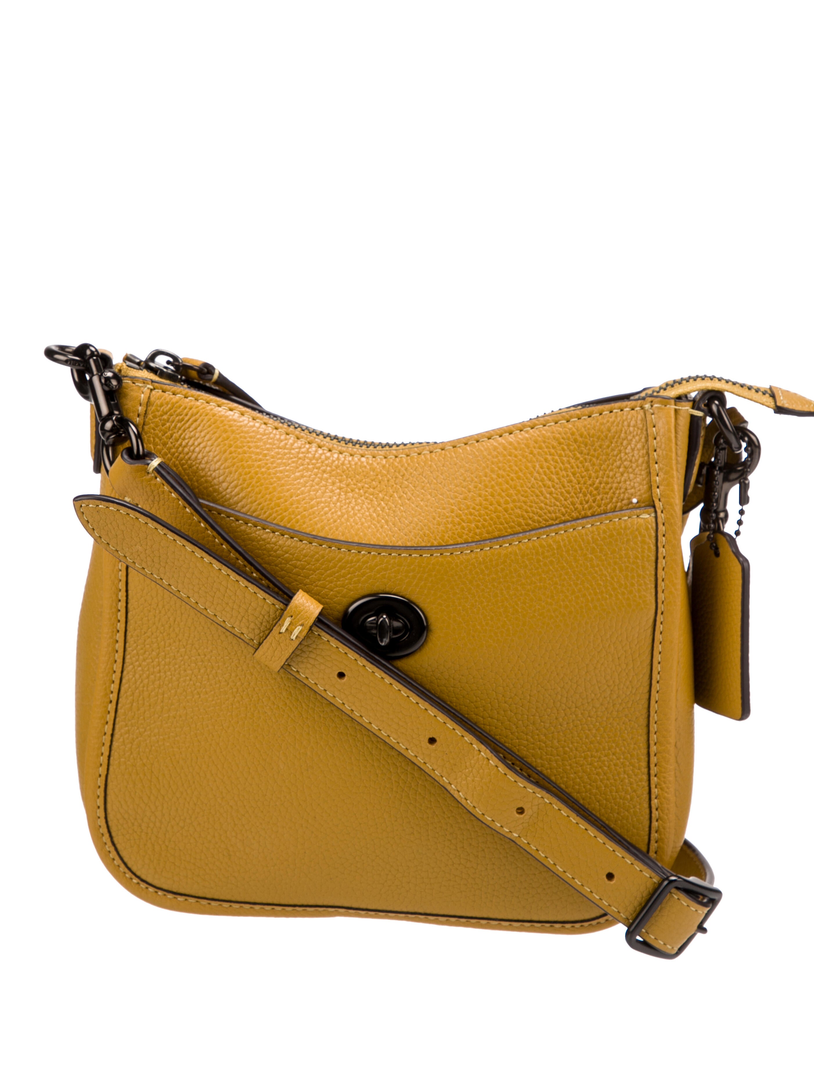Coach 1941 Leather Crossbody Bag - Yellow Crossbody Bags, Handbags ...