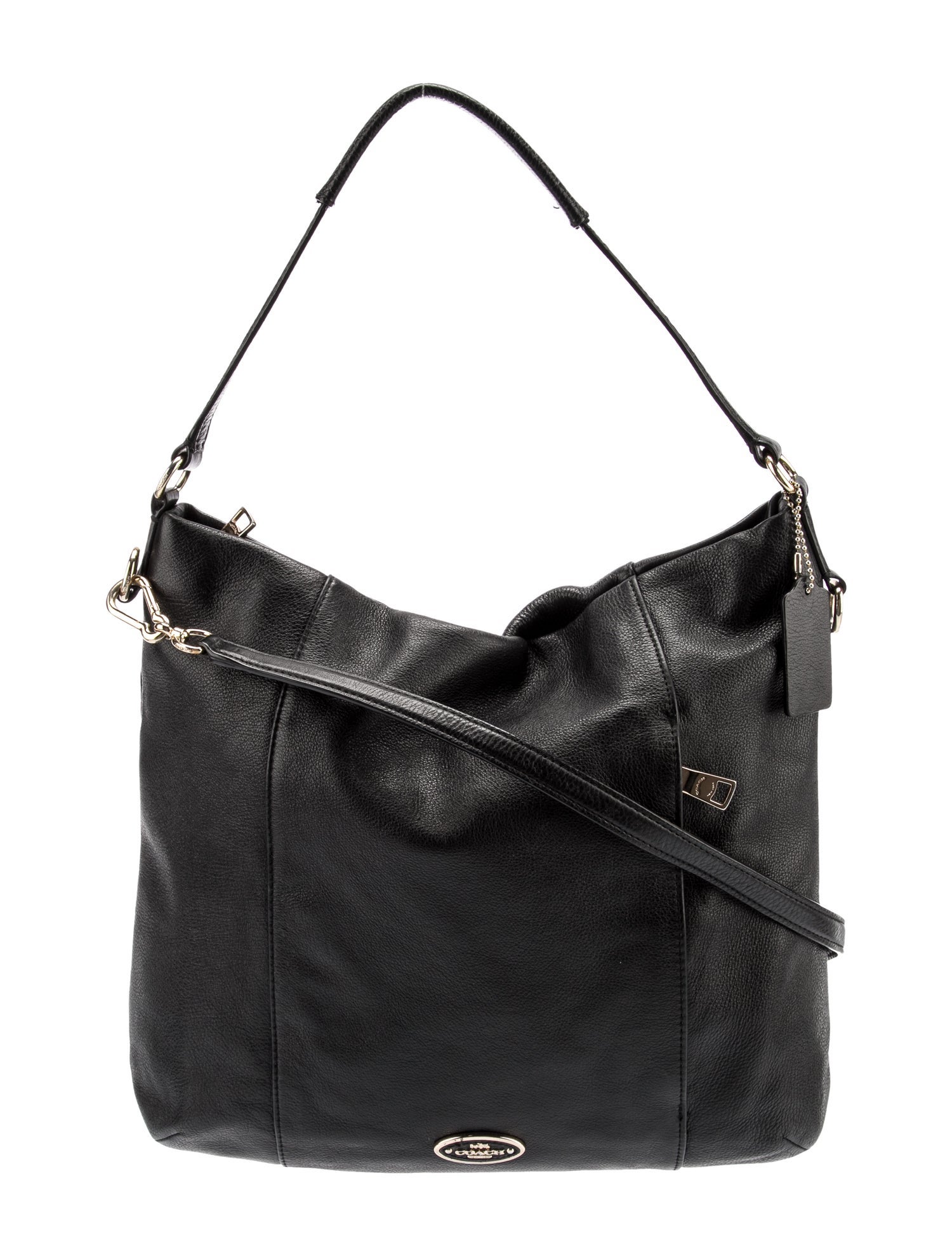 Coach Leather Handle Bag - Black Handle Bags, Handbags - WWCCH34754 ...