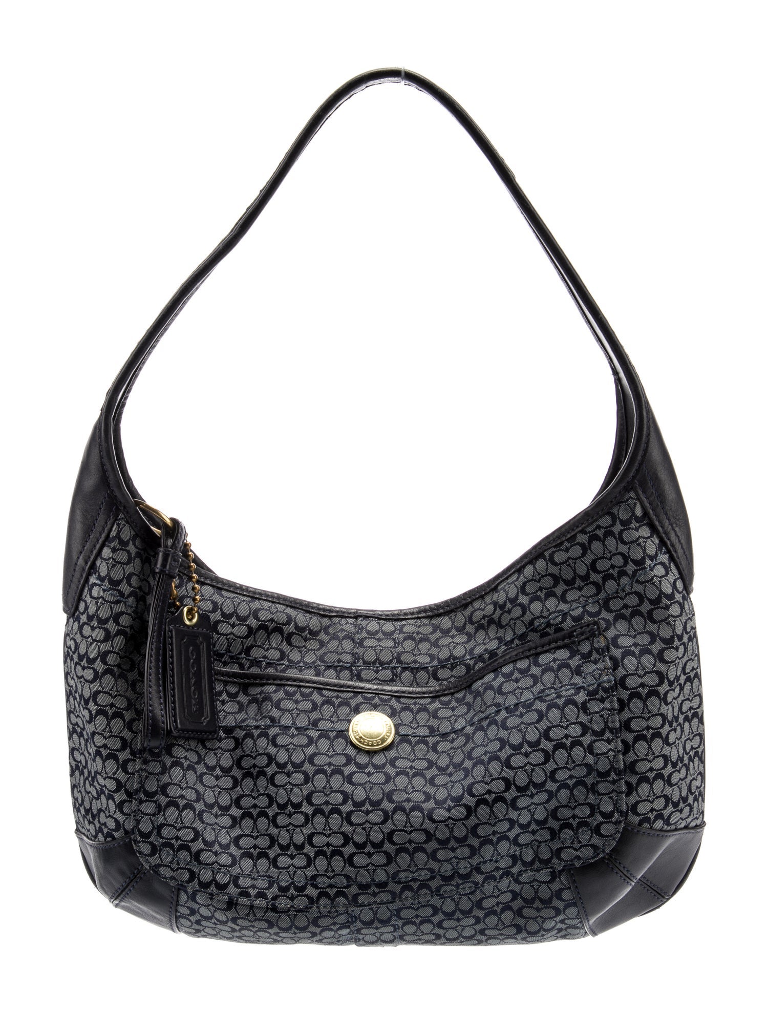 Coach 1941 Denim Shoulder Bag - Blue Shoulder Bags, Handbags ...