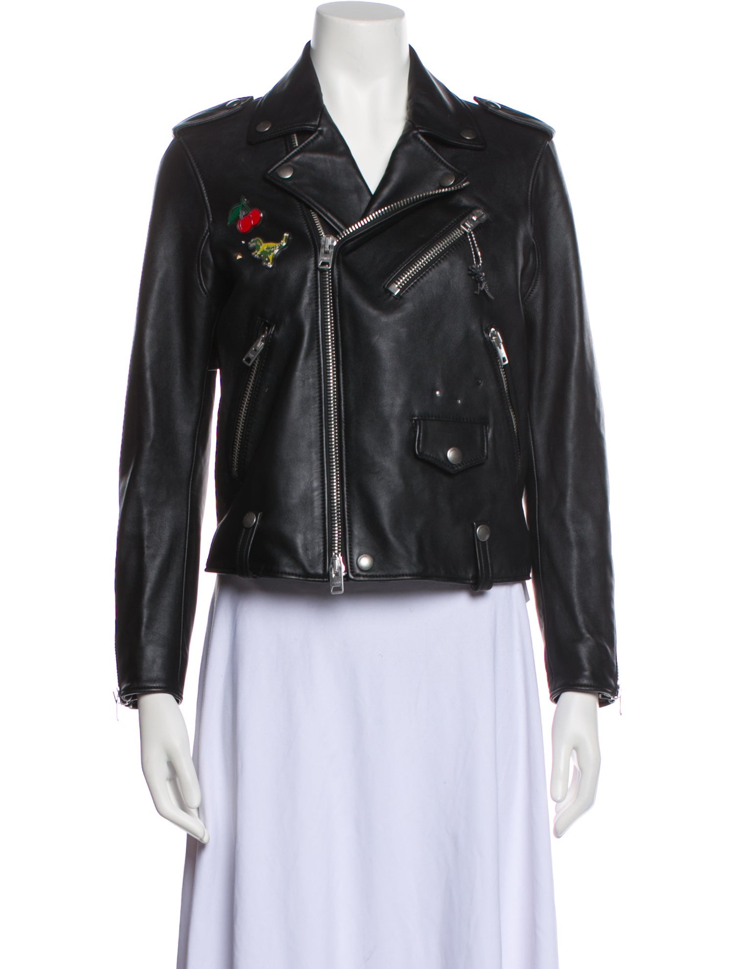 Coach 1941 Lamb Leather Biker Jacket - Black Jackets, Clothing ...