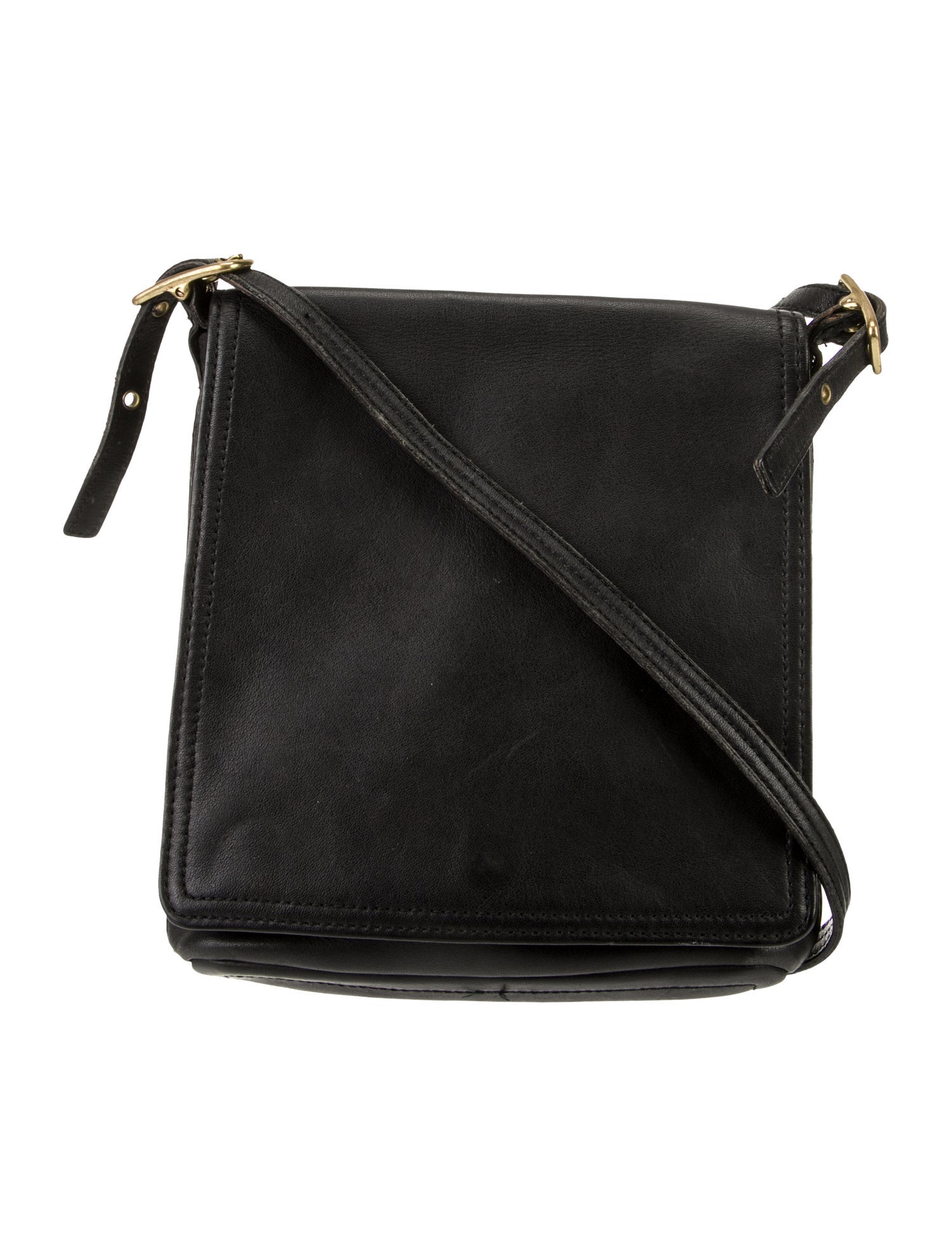 Brunello Cucinelli Leather Crossbody Bag - Black Crossbody Bags ...