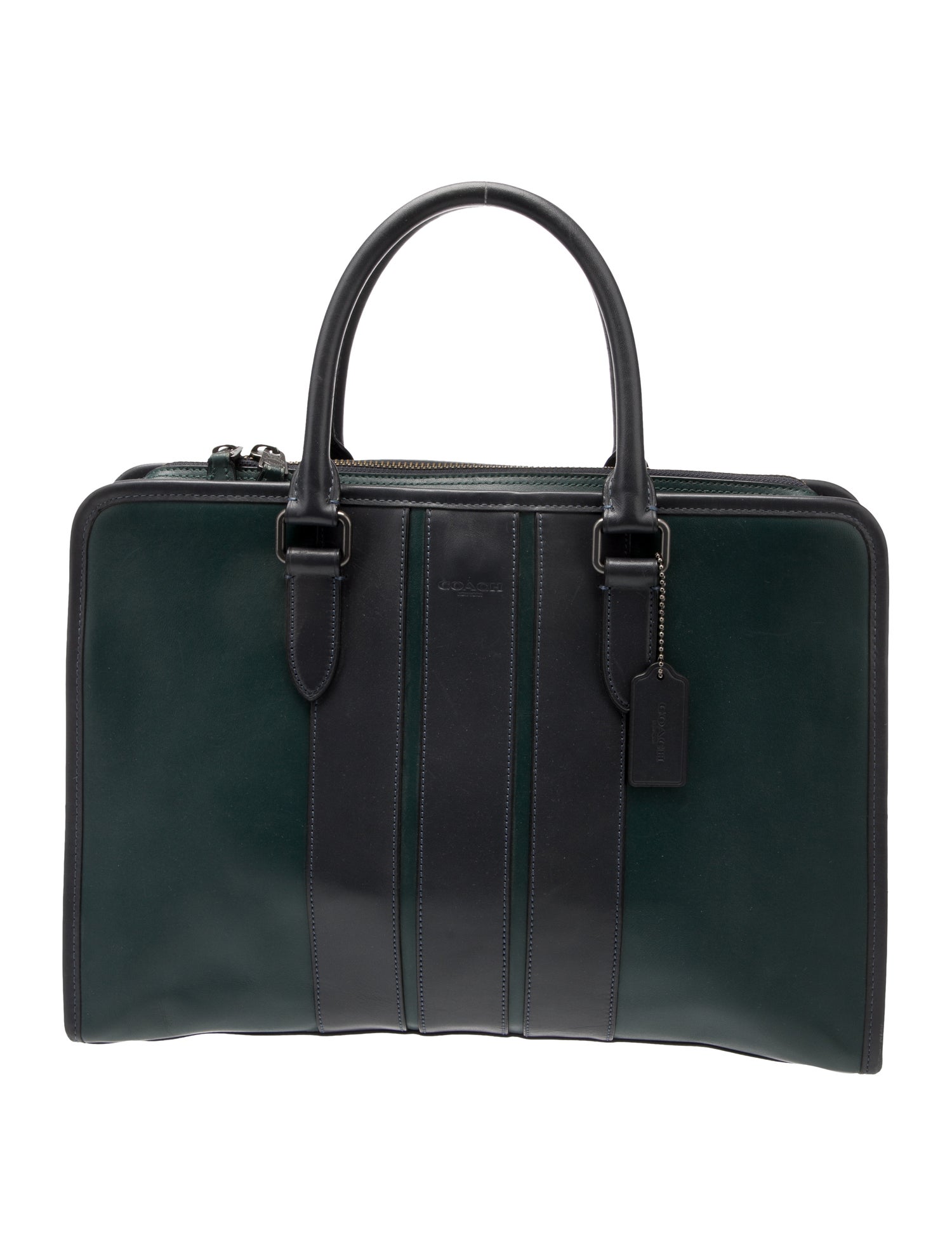 Coach 1941 Leather Briefcase - Green Briefcases, Bags - WWCCH38222 ...