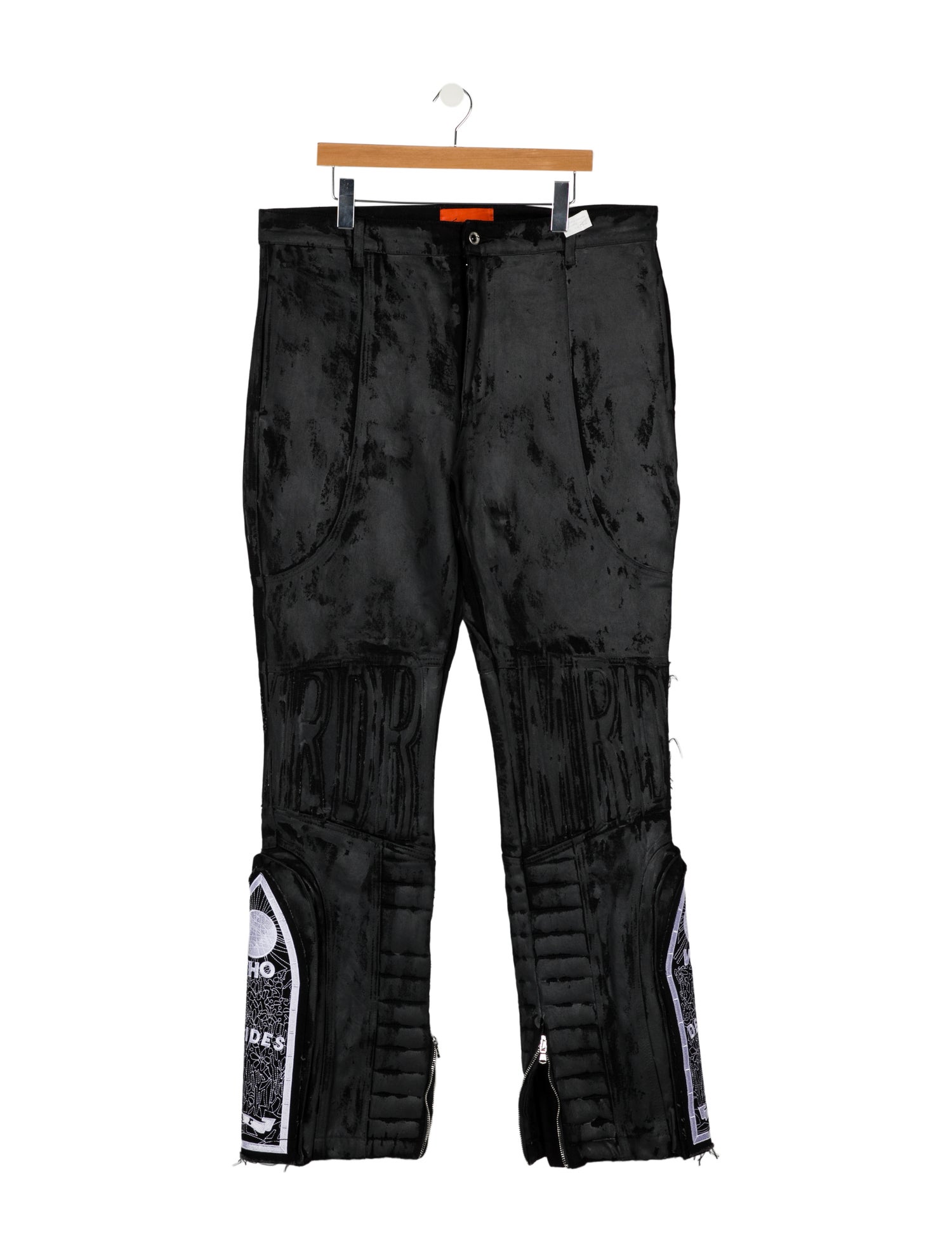 Who Decides War Straight-Leg Jeans - Black, 13.25" Rise Jeans, Clothing ...