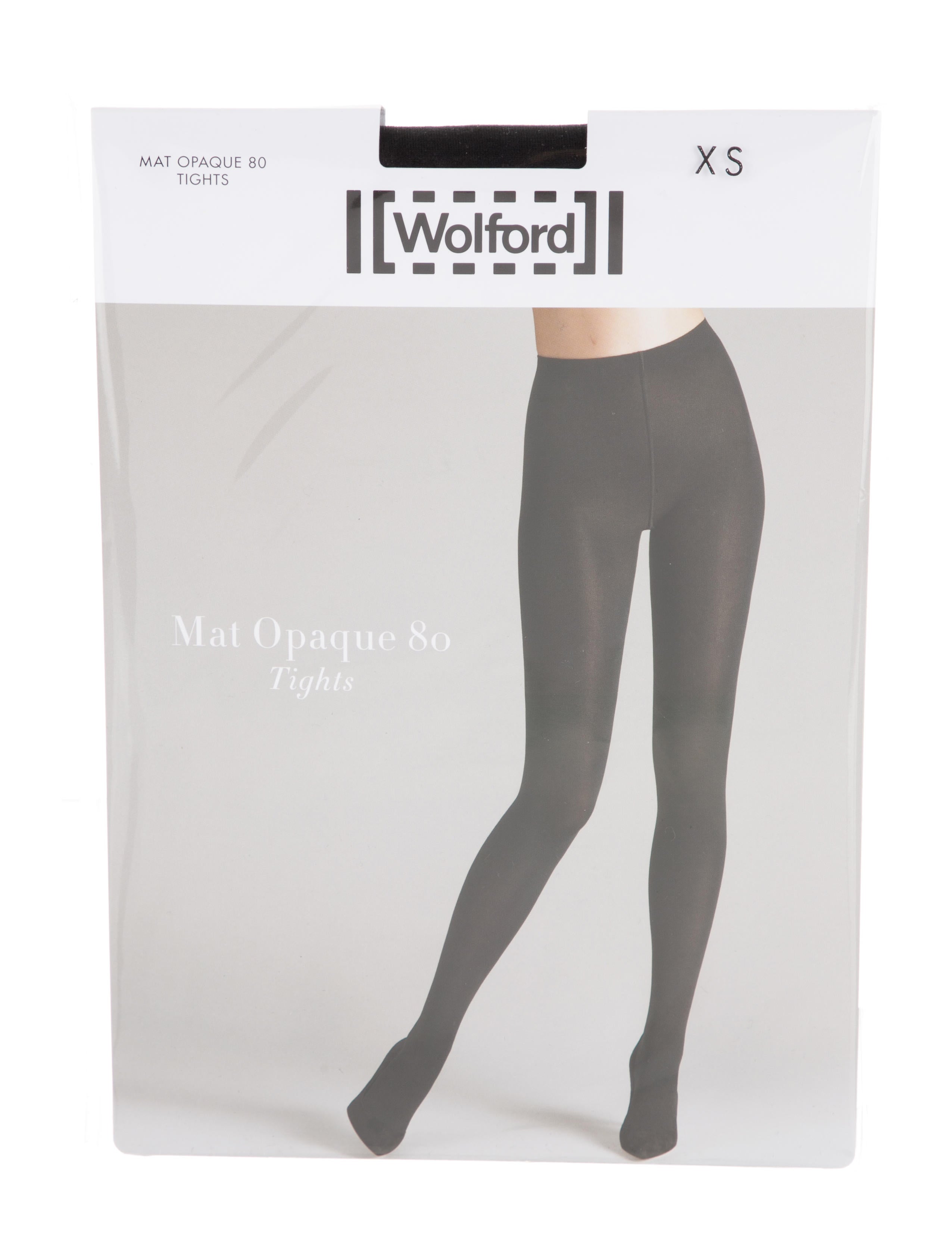 Wolford Black Mat Opaque 80 Tights - Black Hosiery, Accessories ...