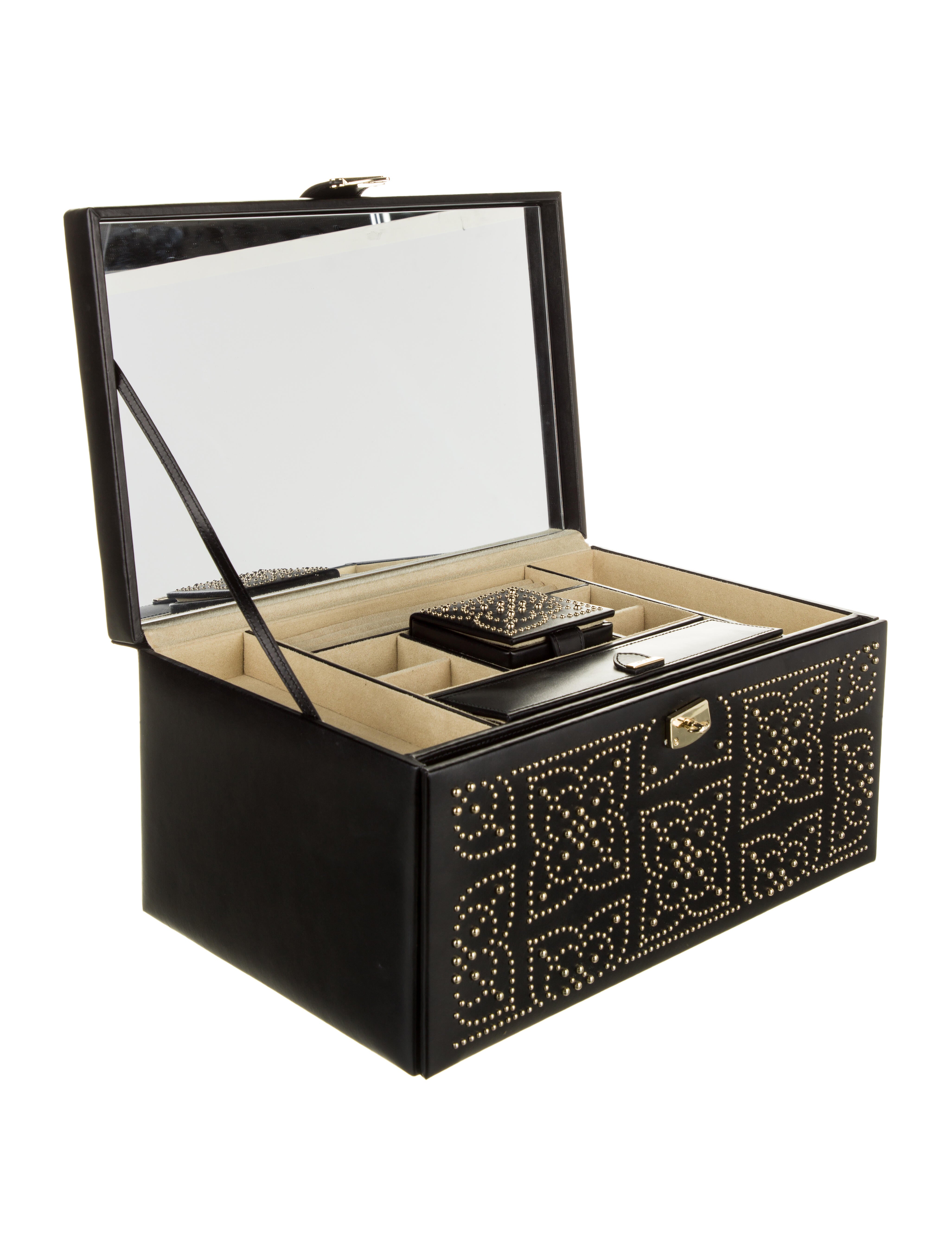 Wolf Marrakesh Large Jewelry Box - Black Decorative Accents, Decor ...