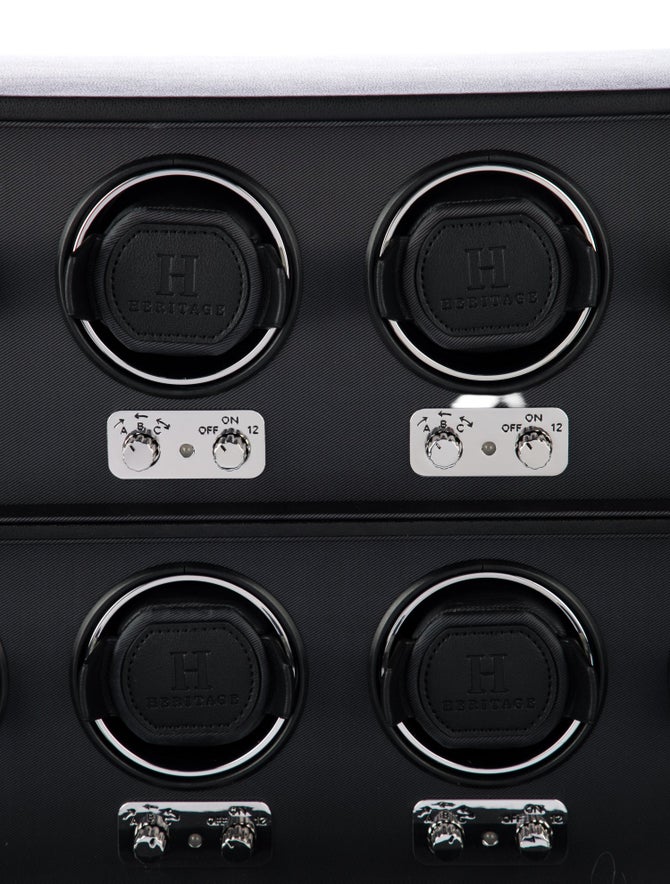 Wolf Heritage 8-Piece Watch Winder - Black Tech & Travel, Decor ...
