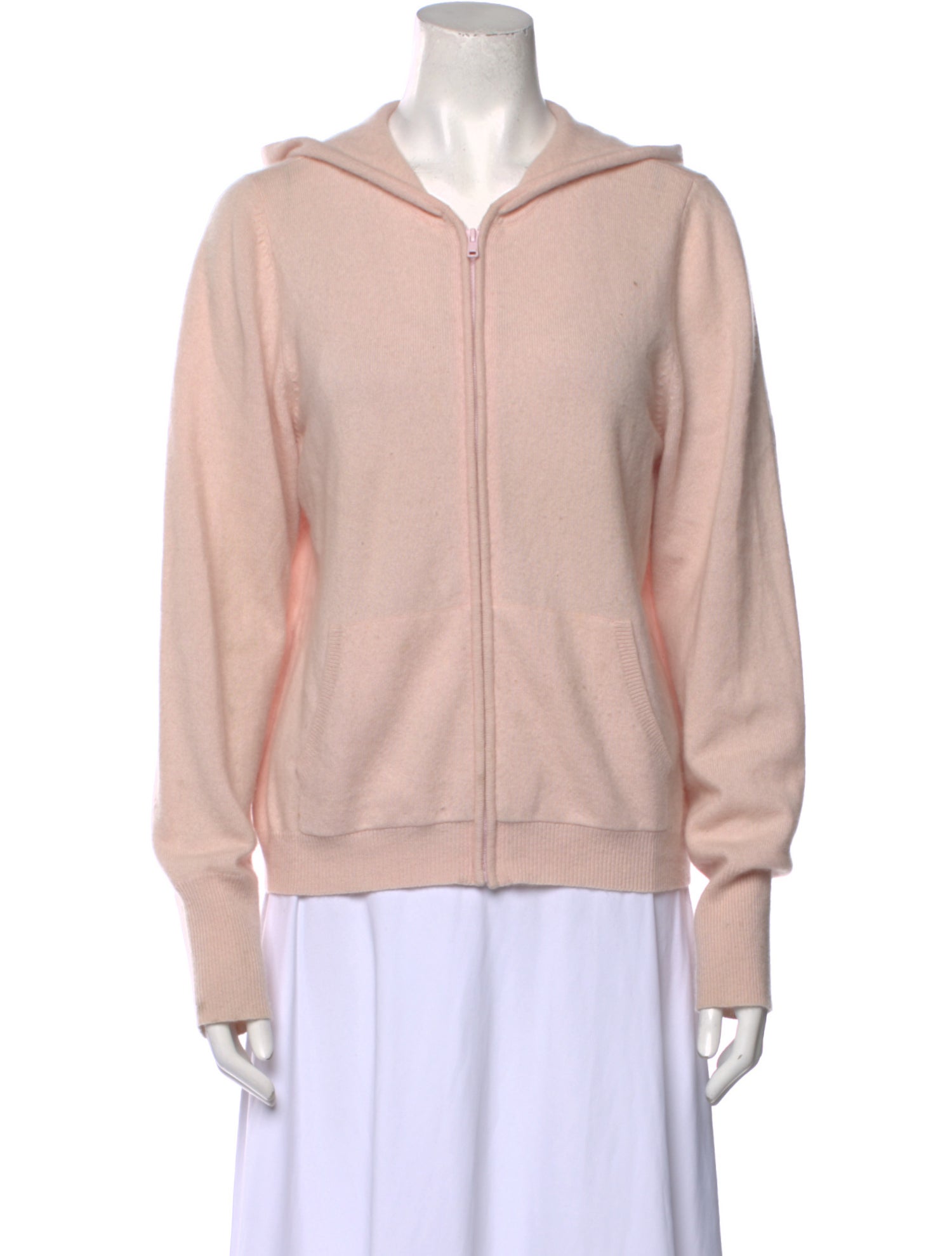 White + Warren Cashmere Crew Neck Sweater - Pink Knitwear, Clothing ...