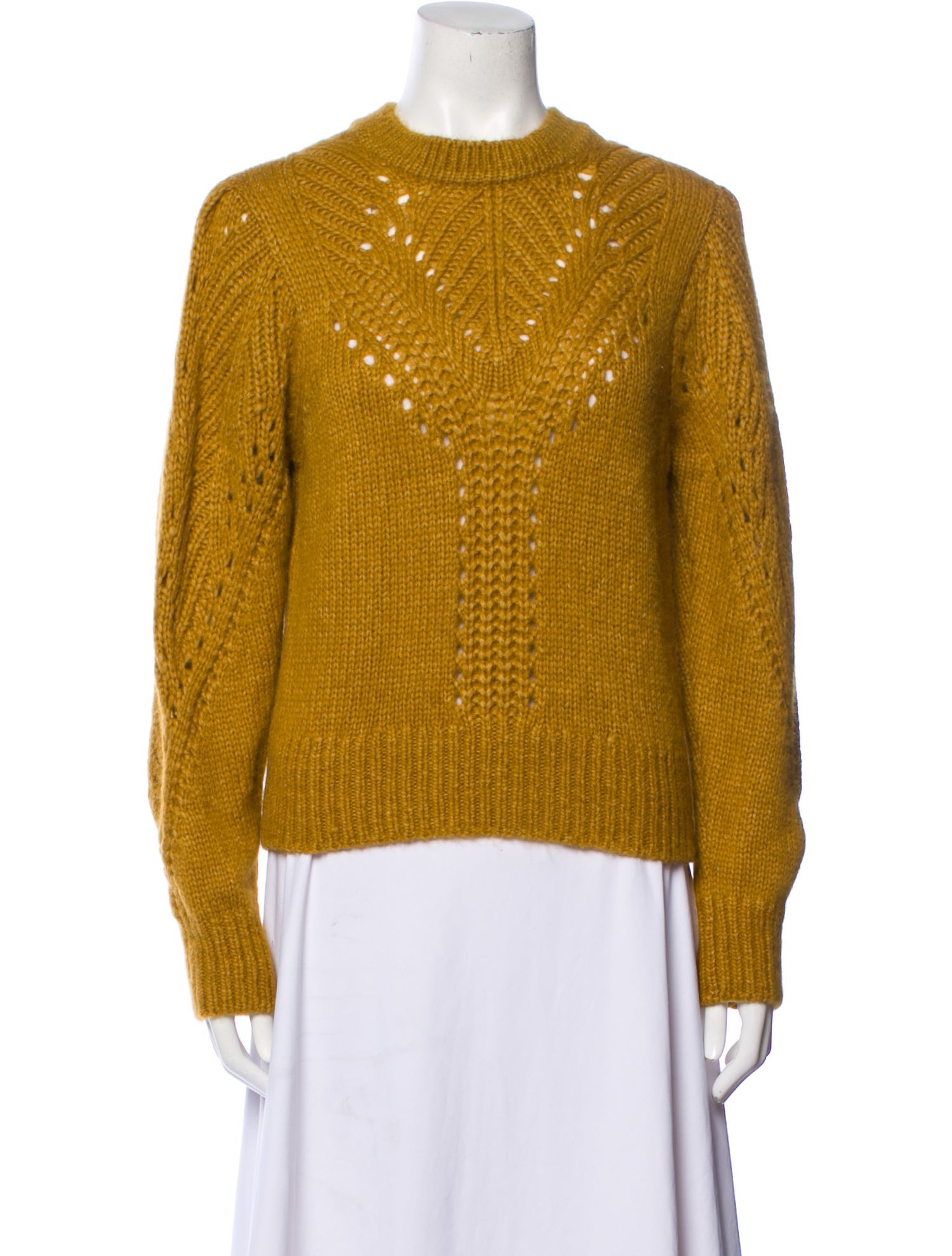 White + Warren Baby Alpaca Crew Neck Sweater w/ Tags - Neutrals ...