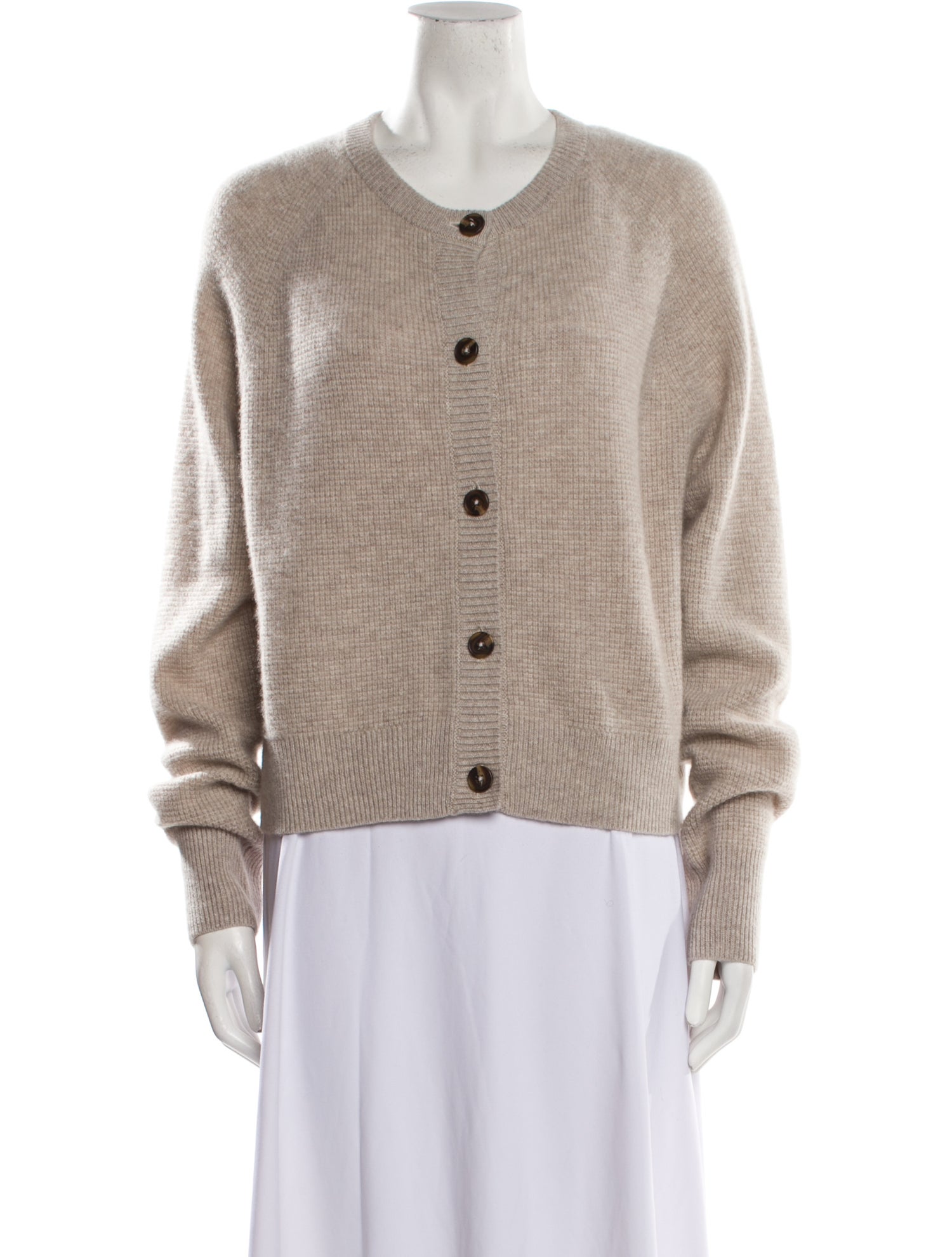 White + Warren Cashmere Crew Neck Sweater - Neutrals Knitwear, Clothing ...