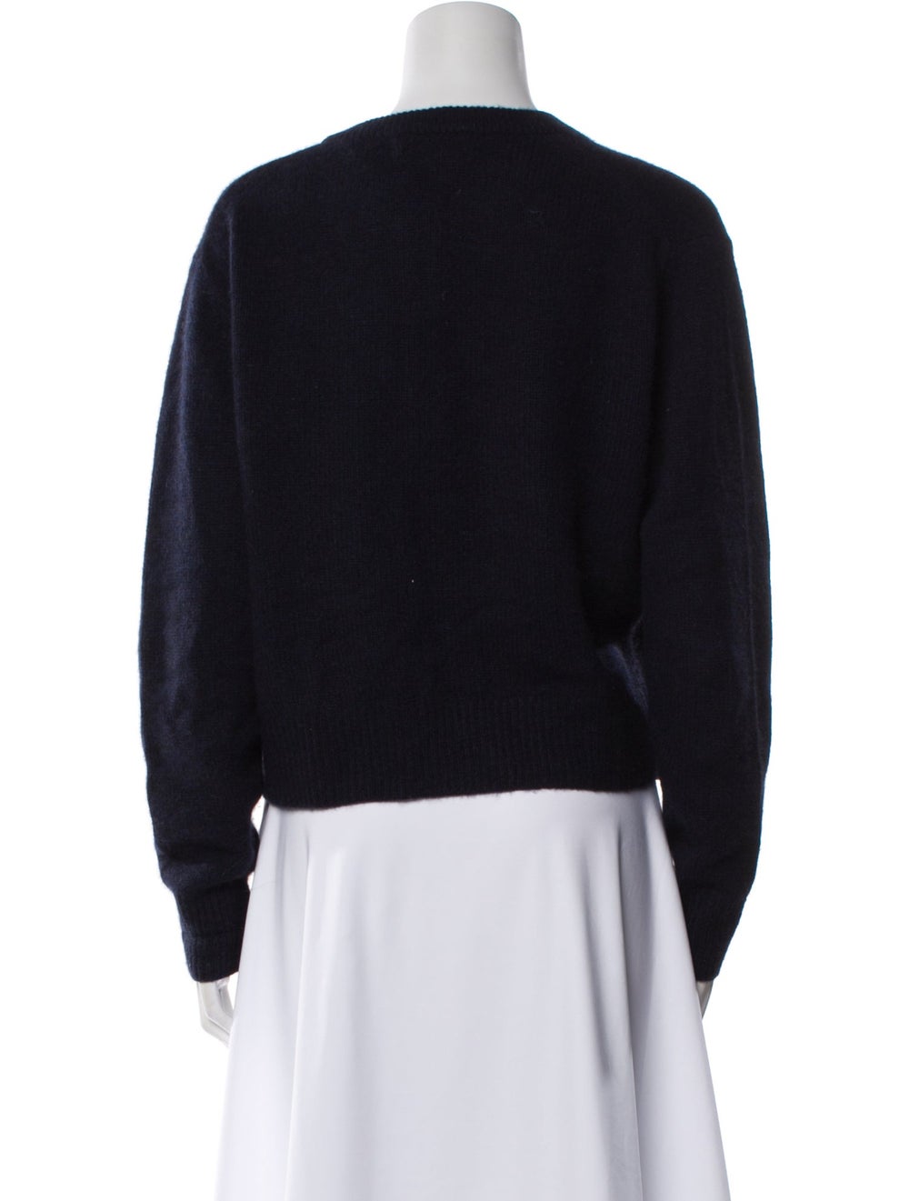 White + Warren Cashmere Crew Neck Sweater - Blue Knitwear, Clothing ...