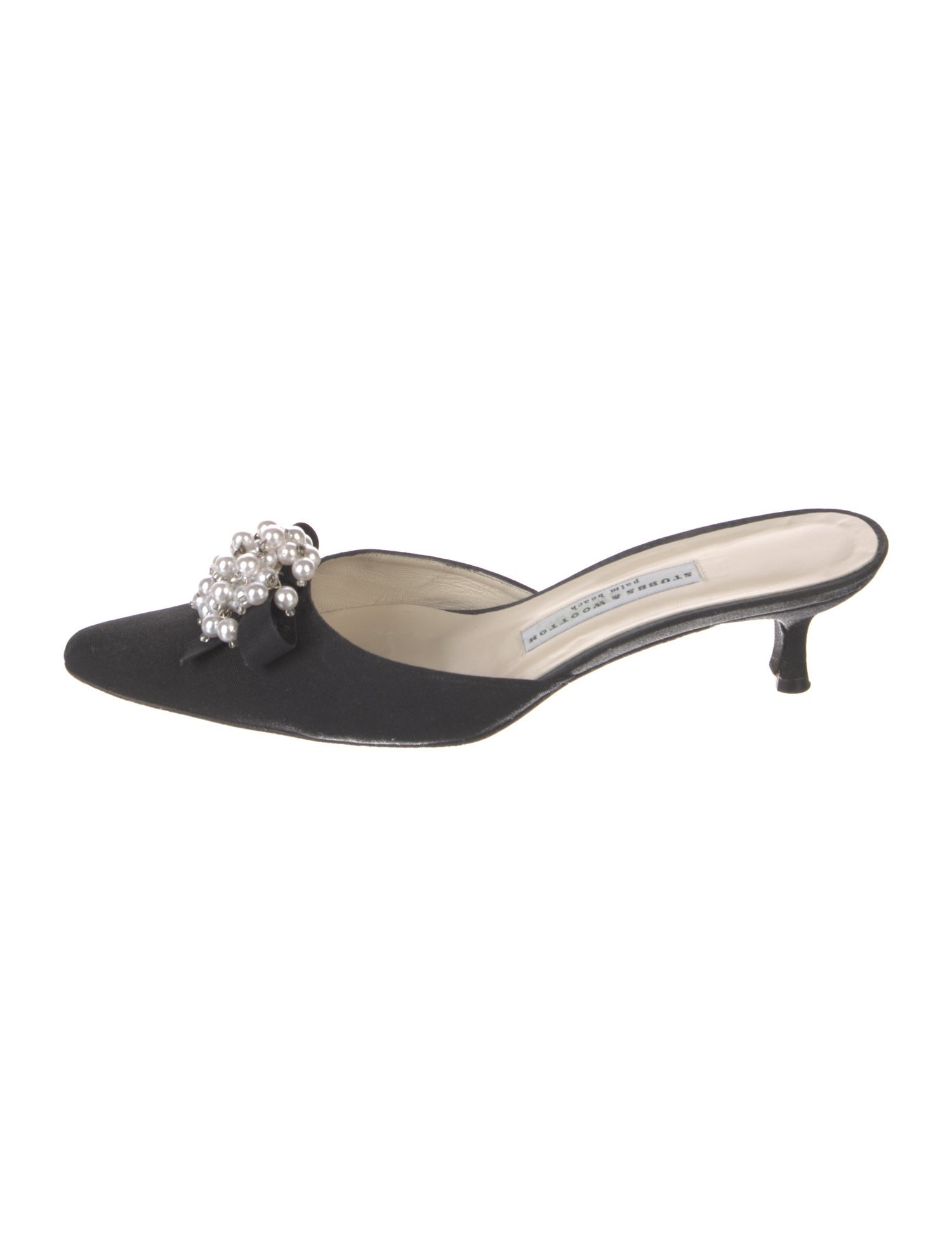 Stubbs & Wootton Mules - Black Pumps, Shoes - WWS34052 | The RealReal