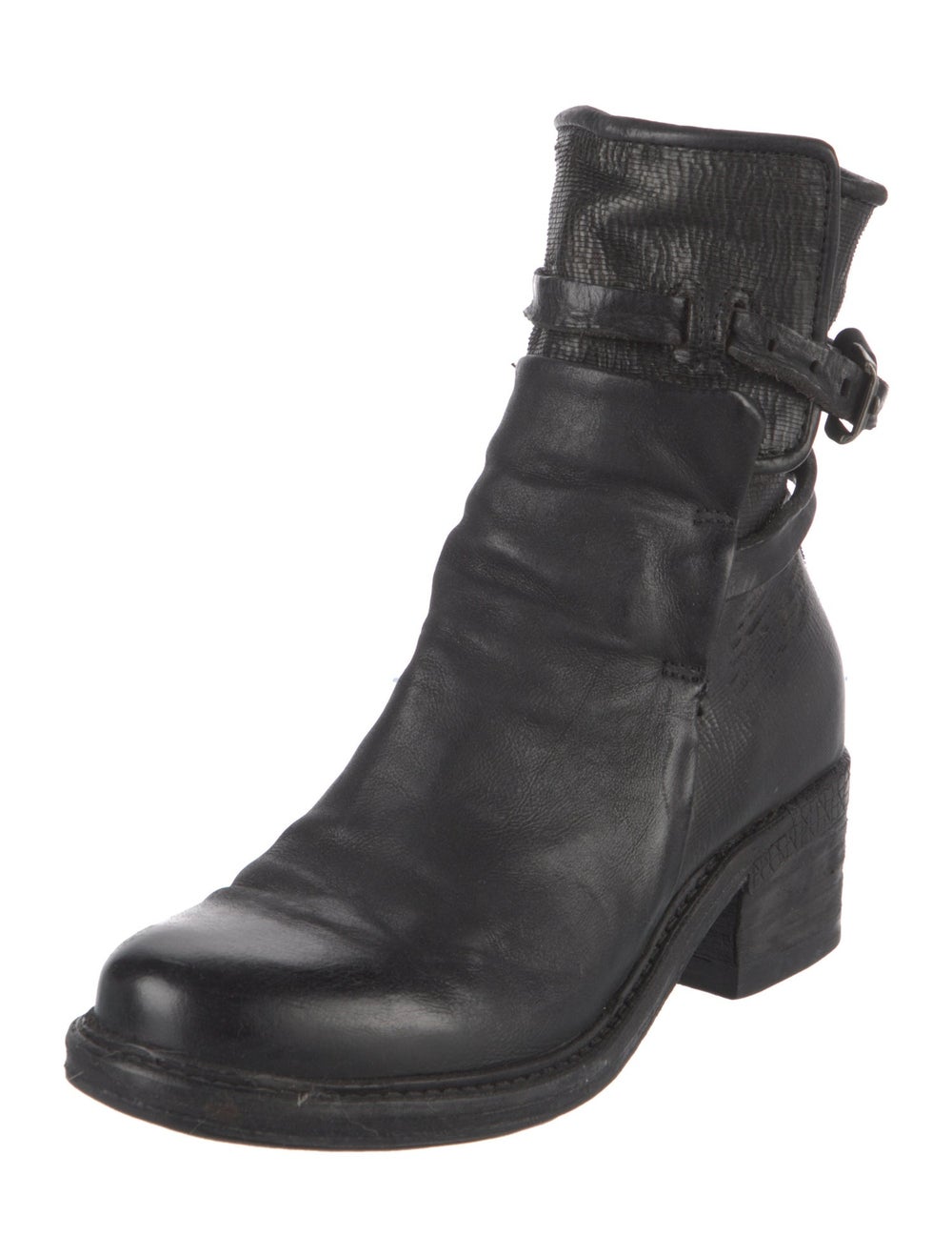 A.S. 98 Leather Combat Boots - Black Boots, Shoes - WWSAS20716 | The ...