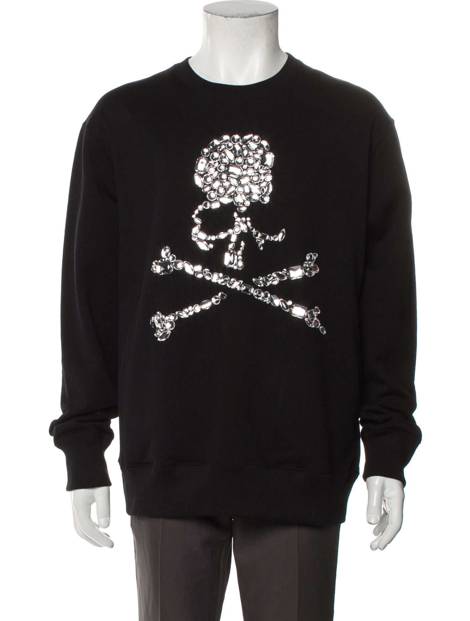 Mastermind Japan Graphic Print Crew Neck Pullover w/ Tags - Black ...