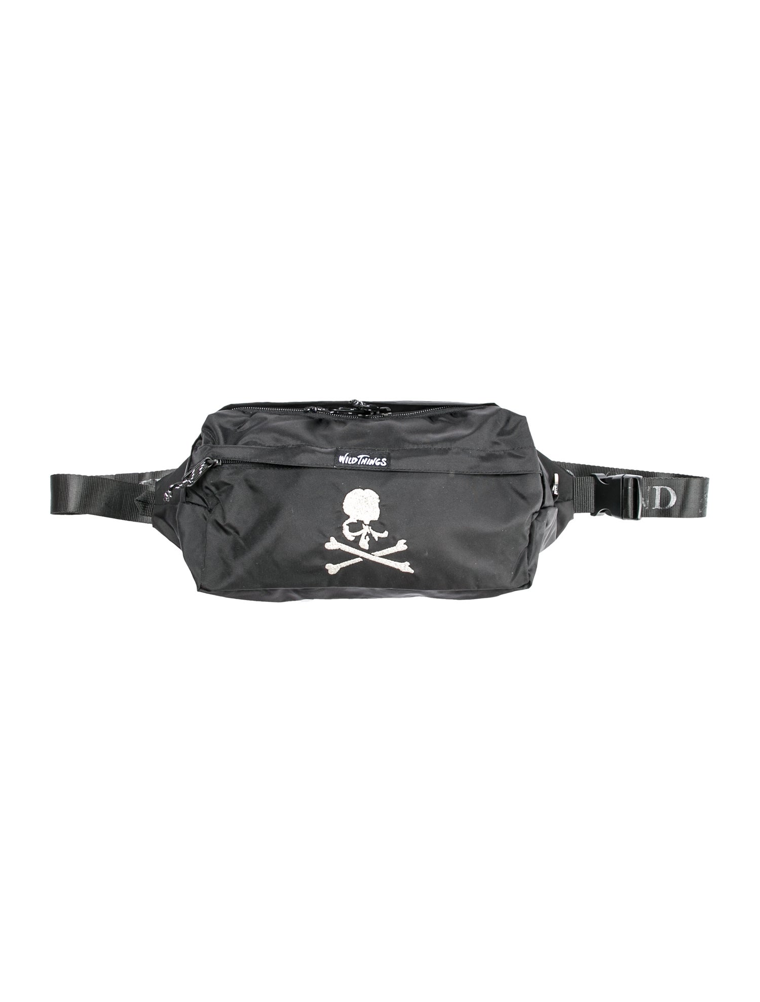Mastermind Japan Embroidered Canvas Waist Bag - Black Waist Bags, Bags ...