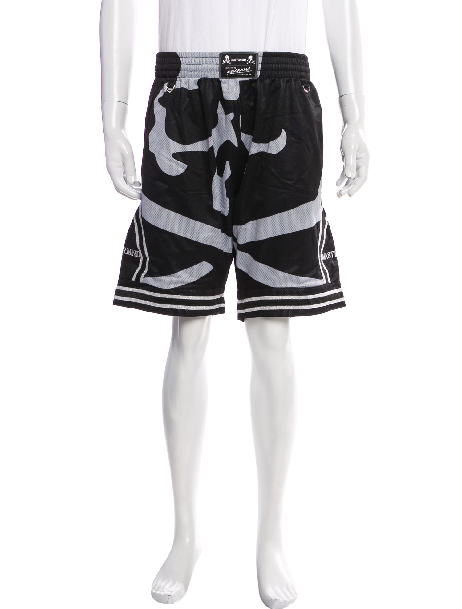 Mastermind Japan Printed Athletic Shorts - Black Shorts, Clothing ...