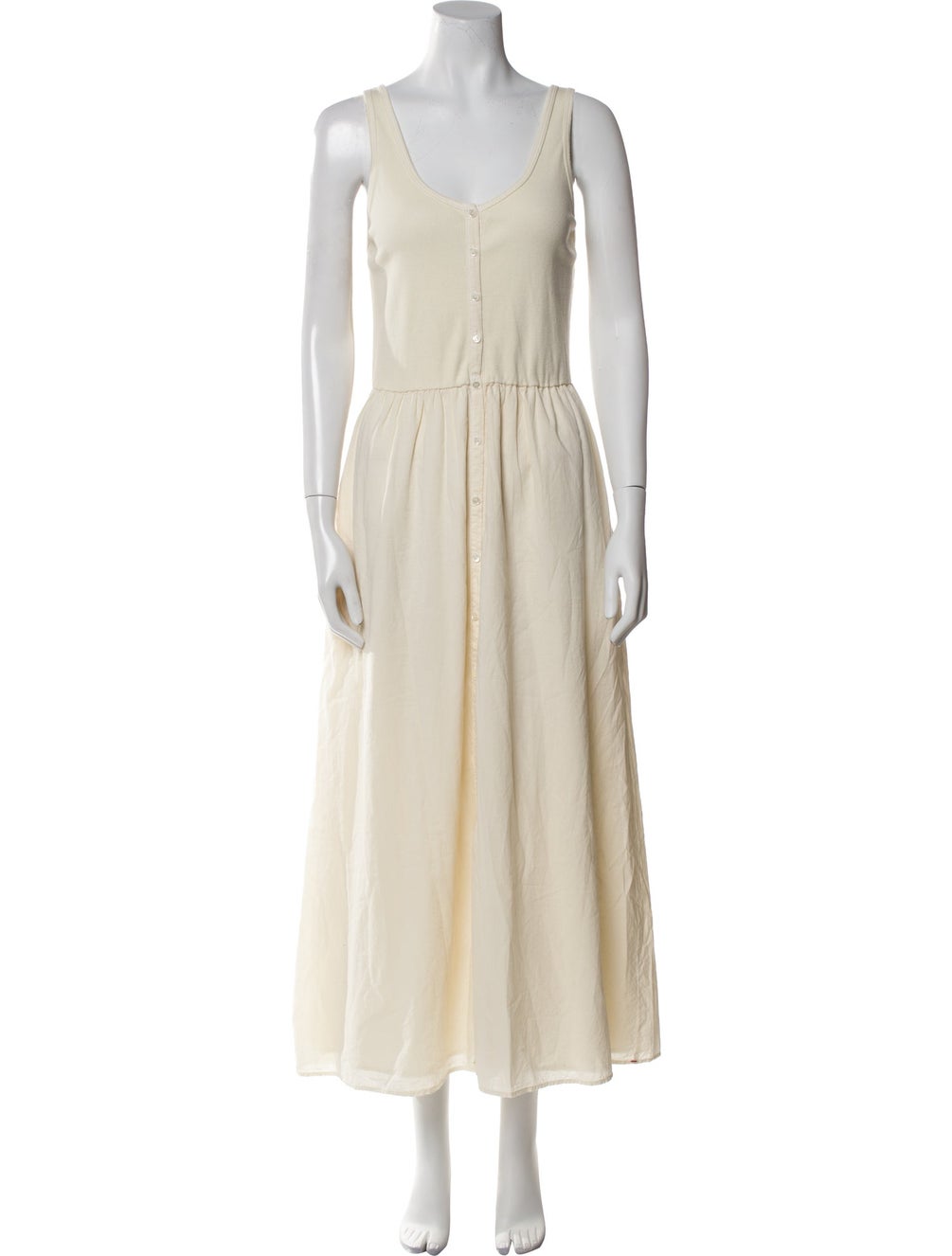 Xirena Scoop Neck Long Dress - Neutrals Dresses, Clothing - WXIRE56953 | The RealReal