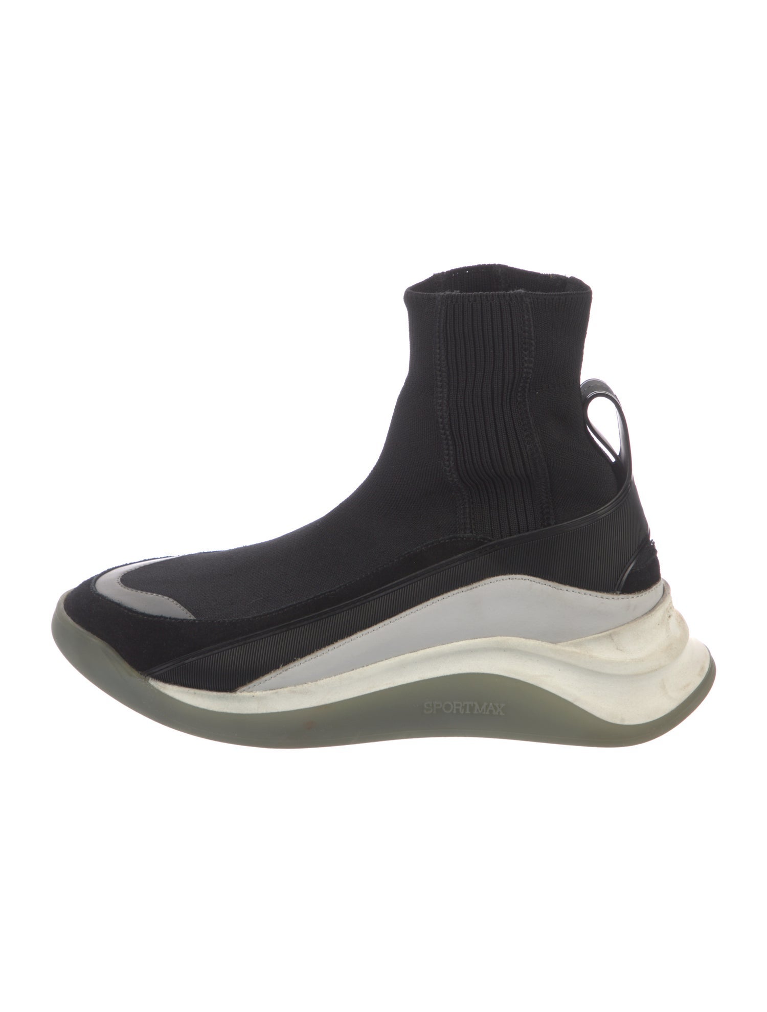 SportMax Sock Sneakers - Black Sneakers, Shoes - WXS41518 | The RealReal