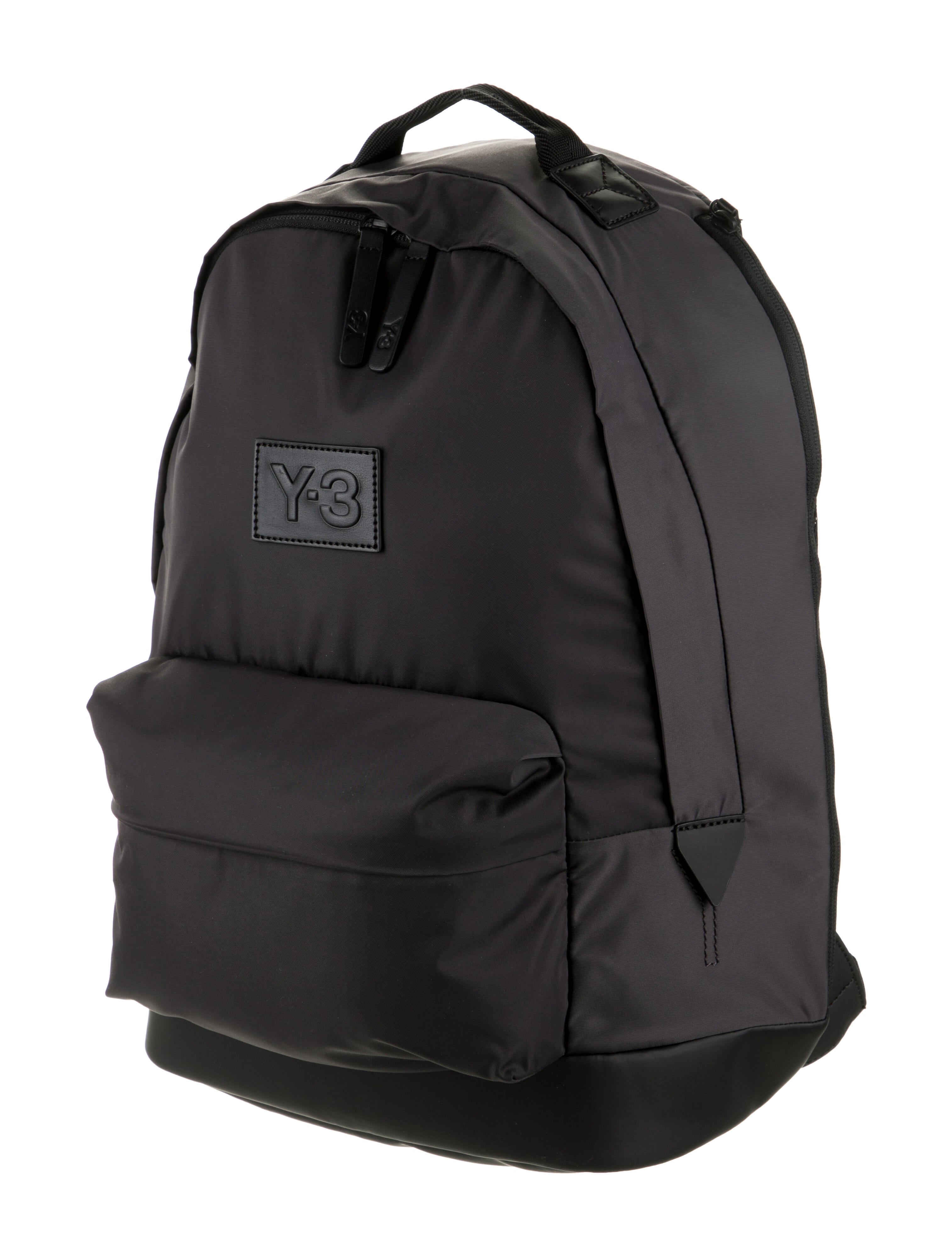 Y-3 Nylon Zip Up BAckpack - Black Backpacks, Bags - WY328786 | The RealReal