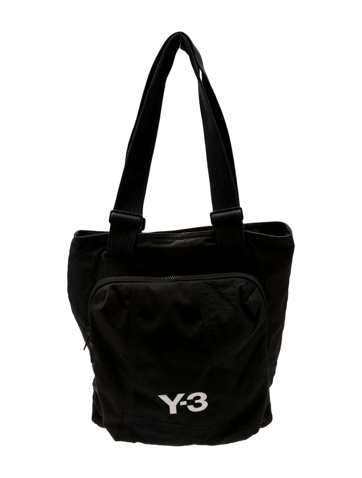 Y-3 Nylon Bucket Bag - Black Totes, Bags - WY334362 | The RealReal