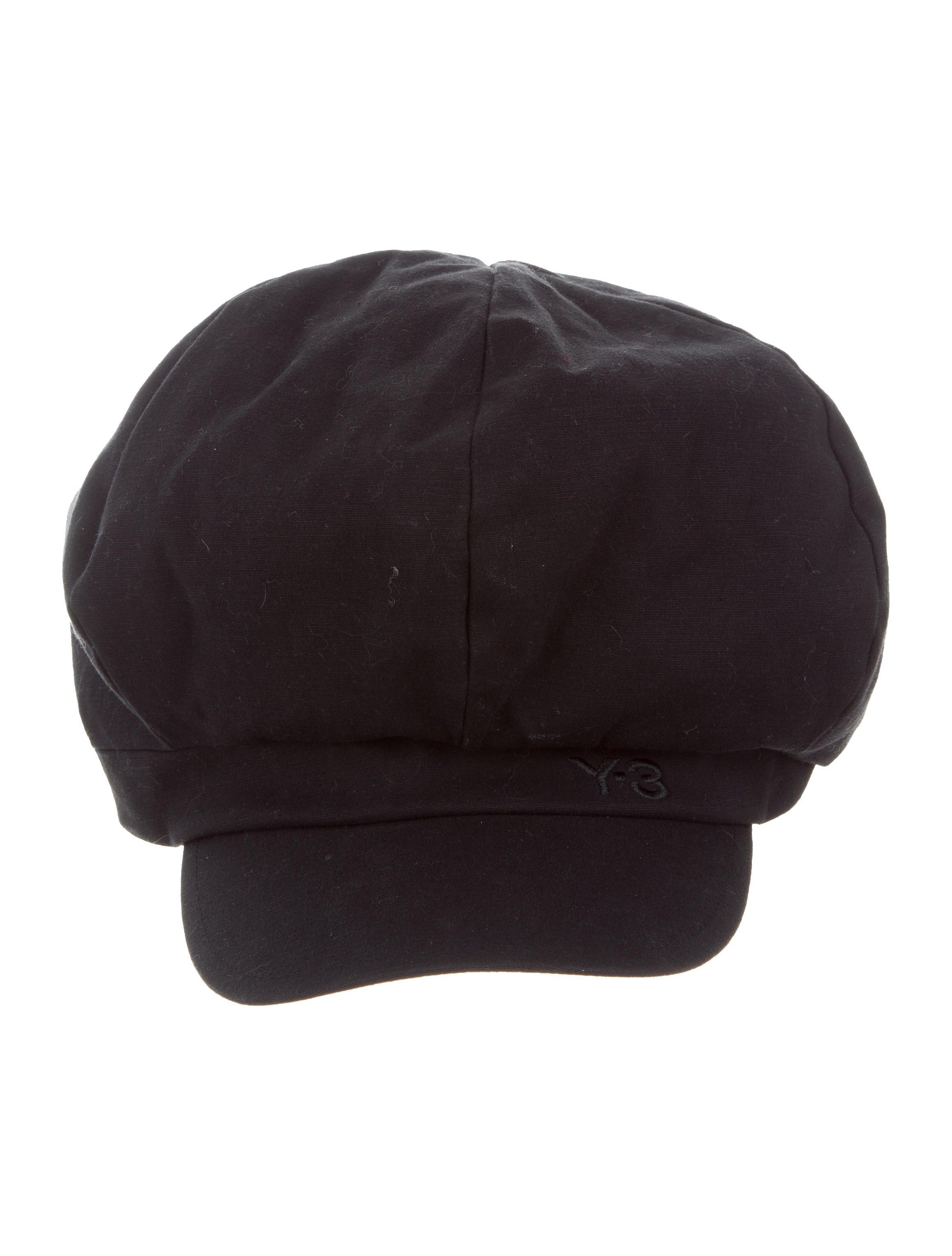 Y-3 x Adidas Oversize Logo Newsboy Cap - Black Hats, Accessories ...