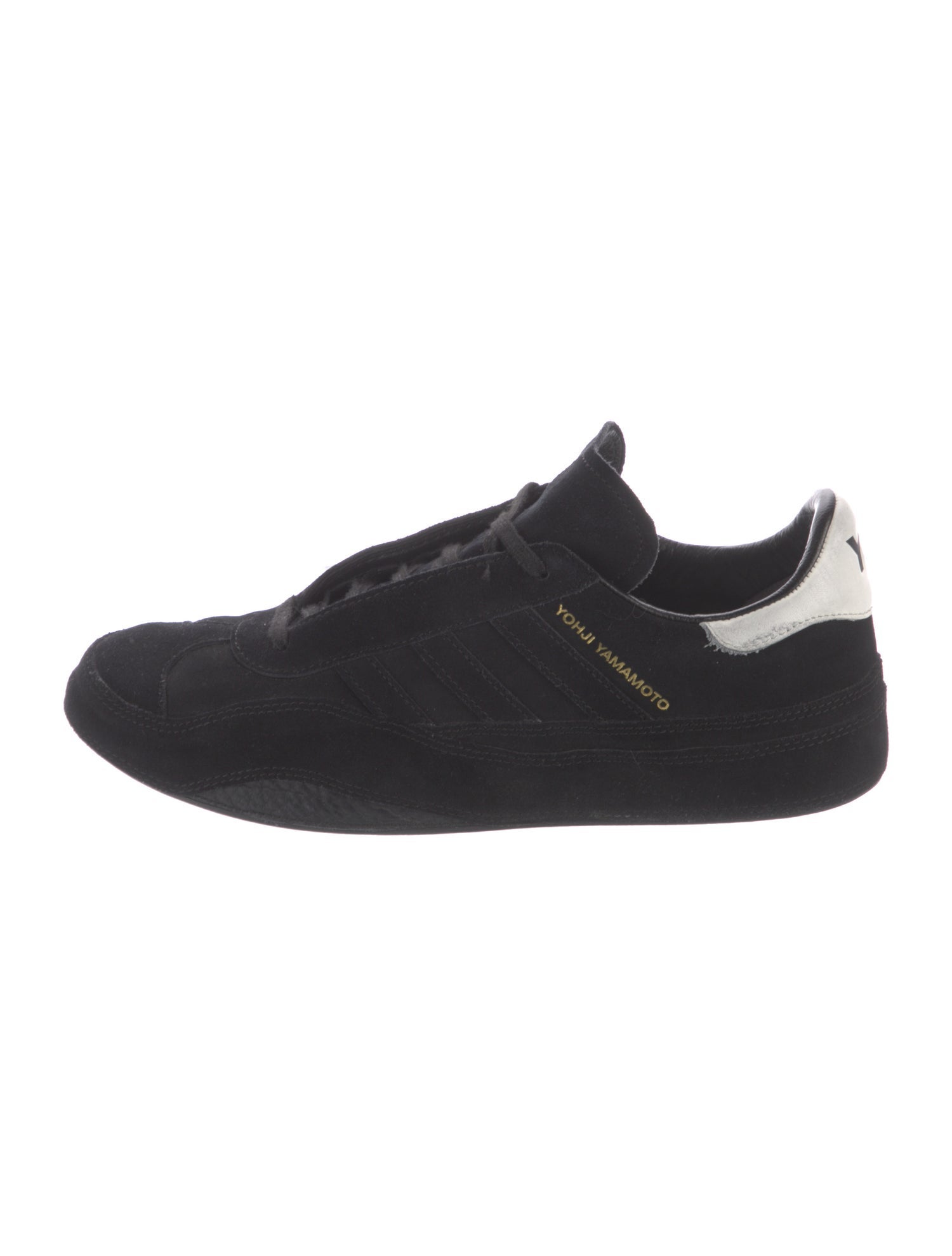 Y-3 x Adidas Suede Sneakers - Black Sneakers, Shoes - WY3AD29011 | The ...