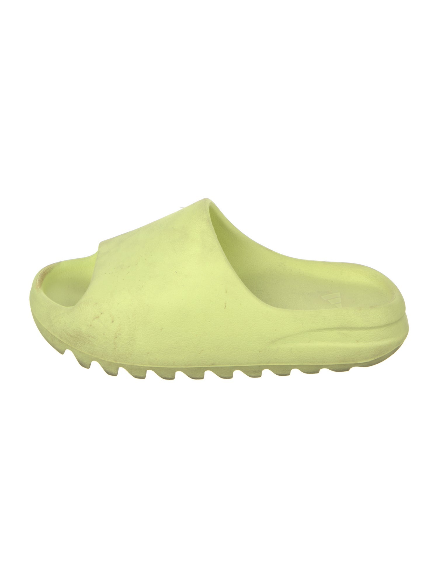 adidas Yeezy 'Glow Green' Rubber Slides - Green Sandals, Shoes ...