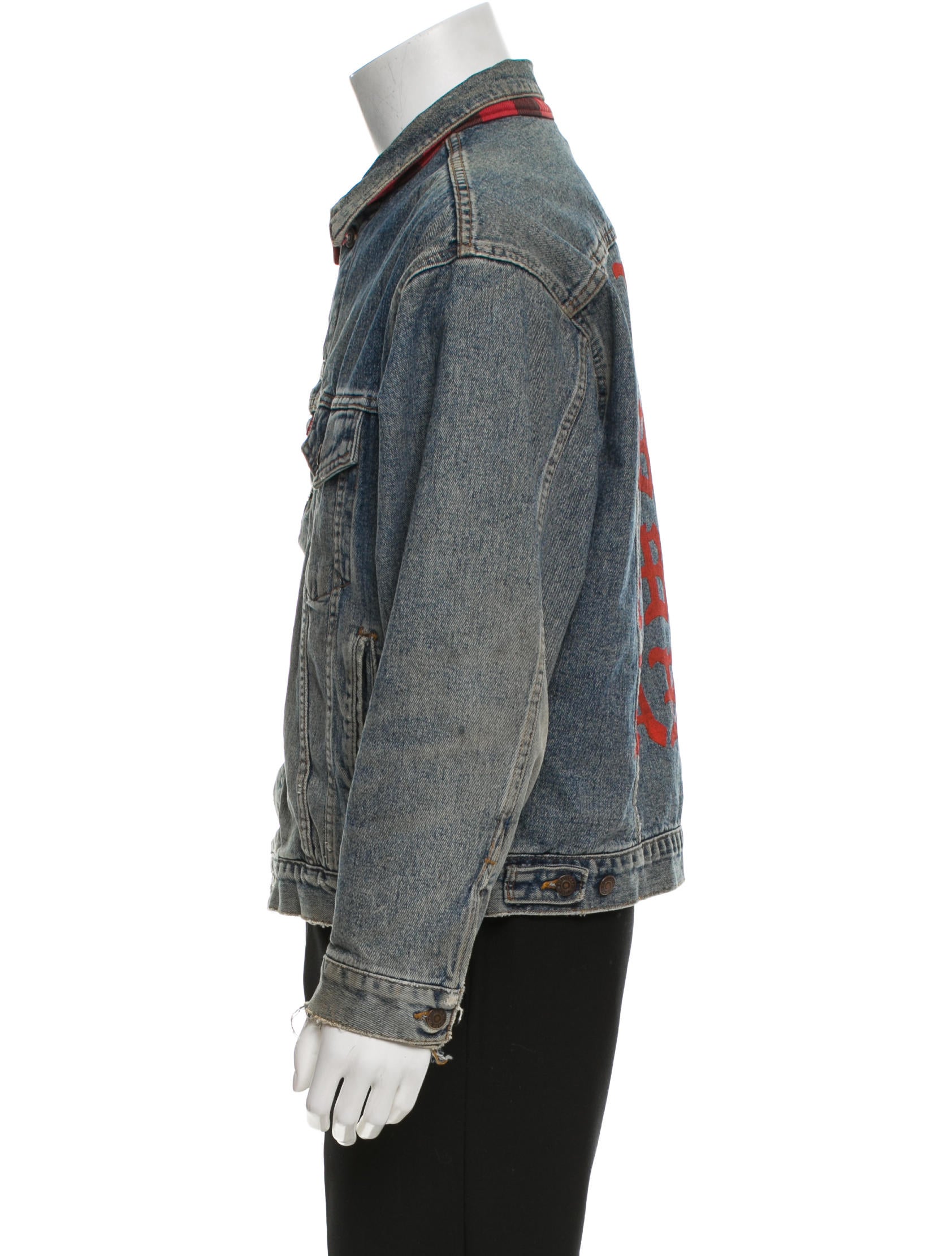 Yeezy Life Of Pablo Denim Jacket - Blue Outerwear, Clothing ...