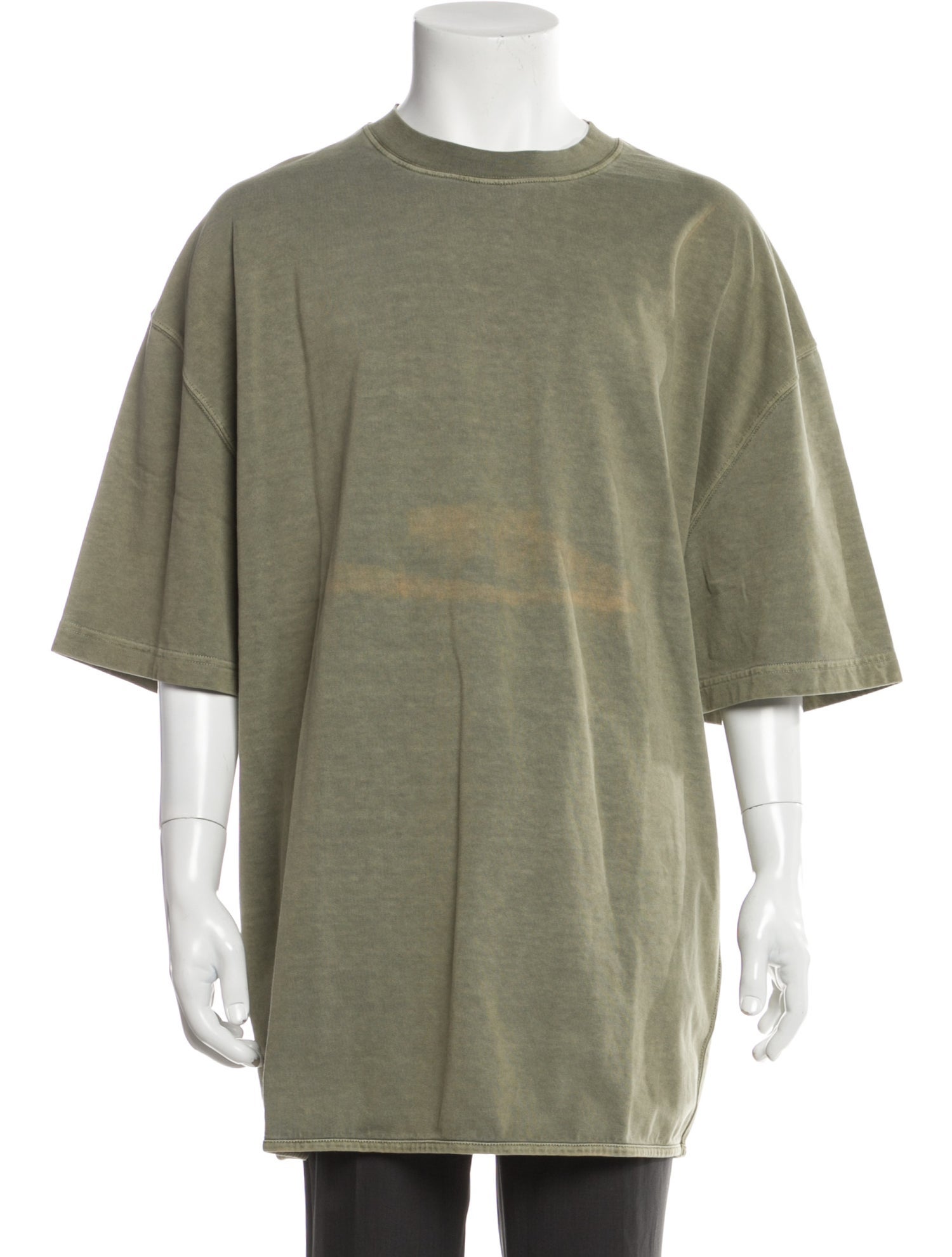 Yeezy Crew Neck Three-Quarter Sleeve T-Shirt w/ Tags - Green T-Shirts ...