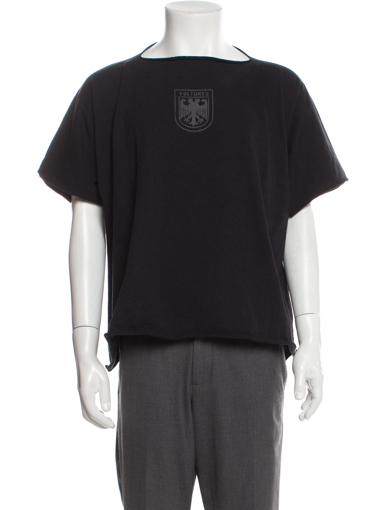 Yeezy 'Vultures' Graphic Print T-Shirt - Black T-Shirts, Clothing ...