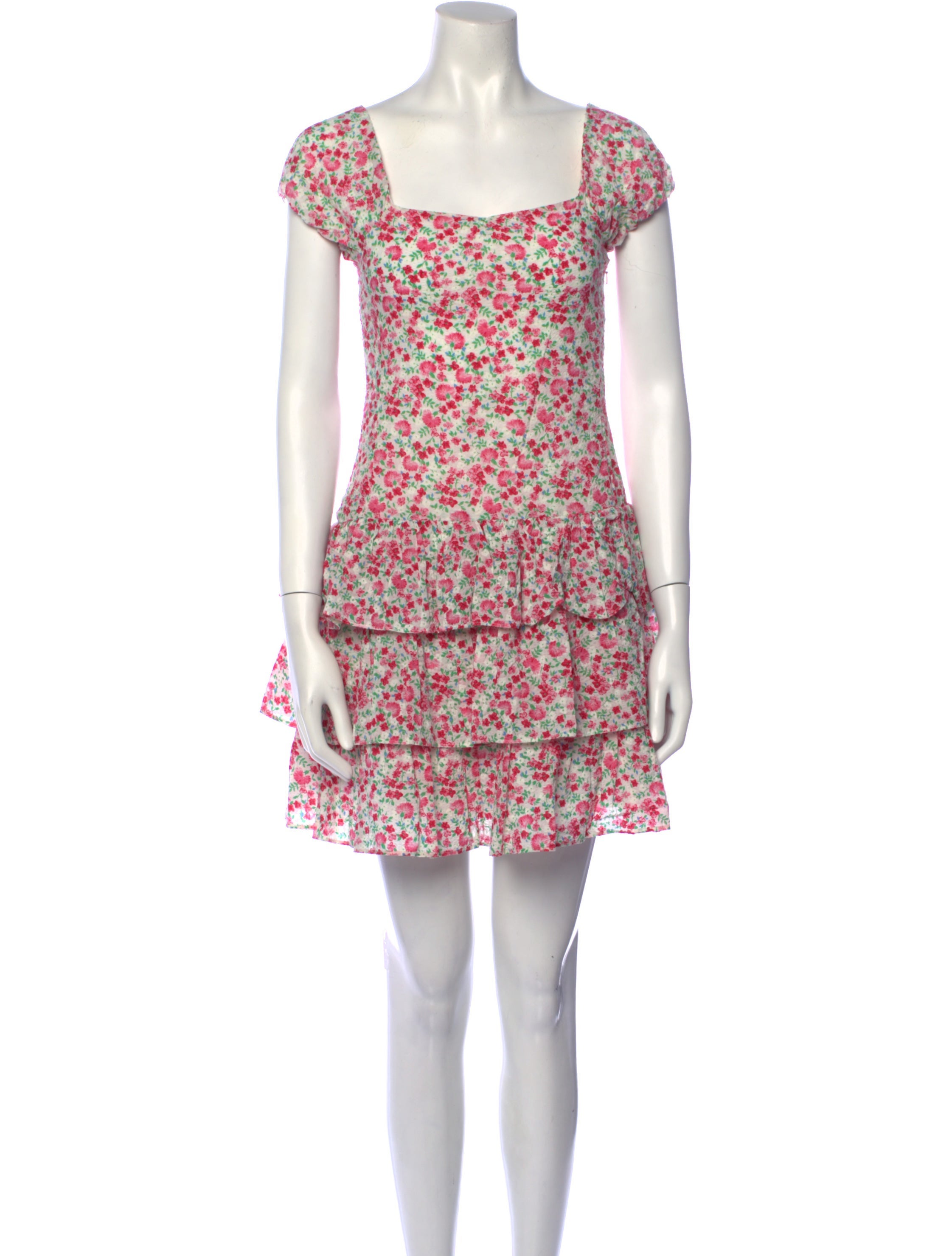 Ralph Lauren Floral Print Mini Dress - Pink Dresses, Clothing ...