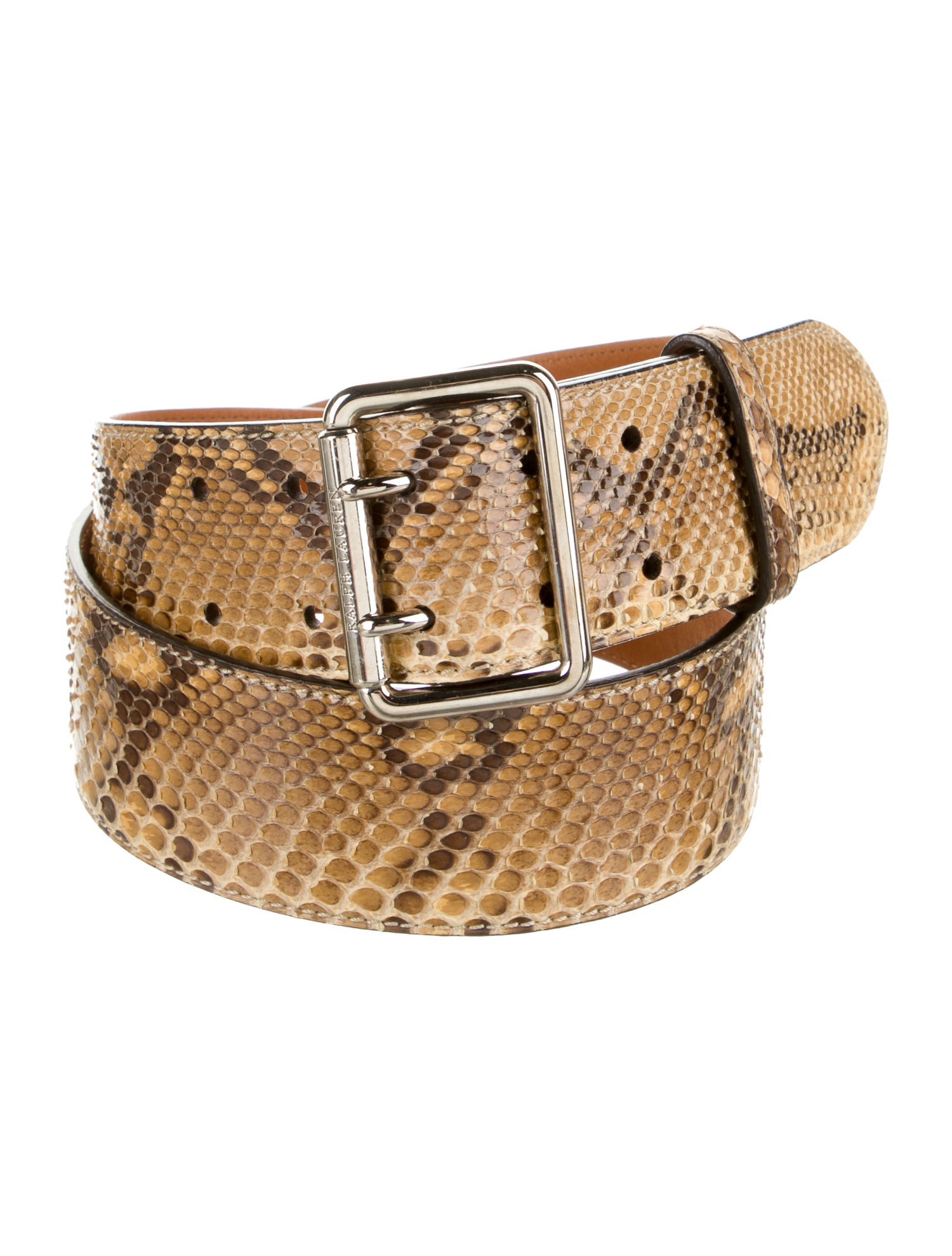 Ralph Lauren Python Belt - Brown Belts, Accessories - WYG117877 | The ...