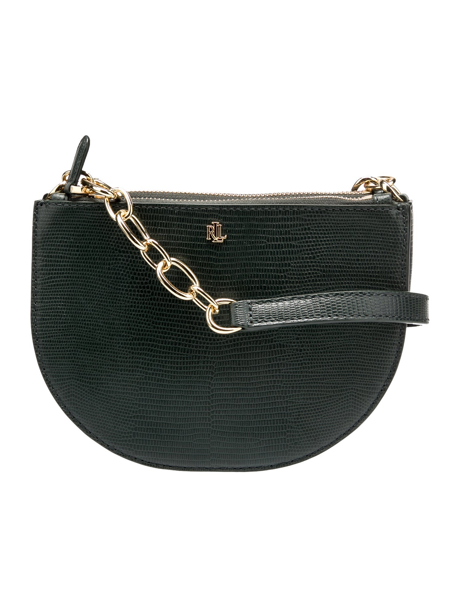 Lauren Ralph Lauren Leather Crossbody Bag - Green Crossbody Bags ...