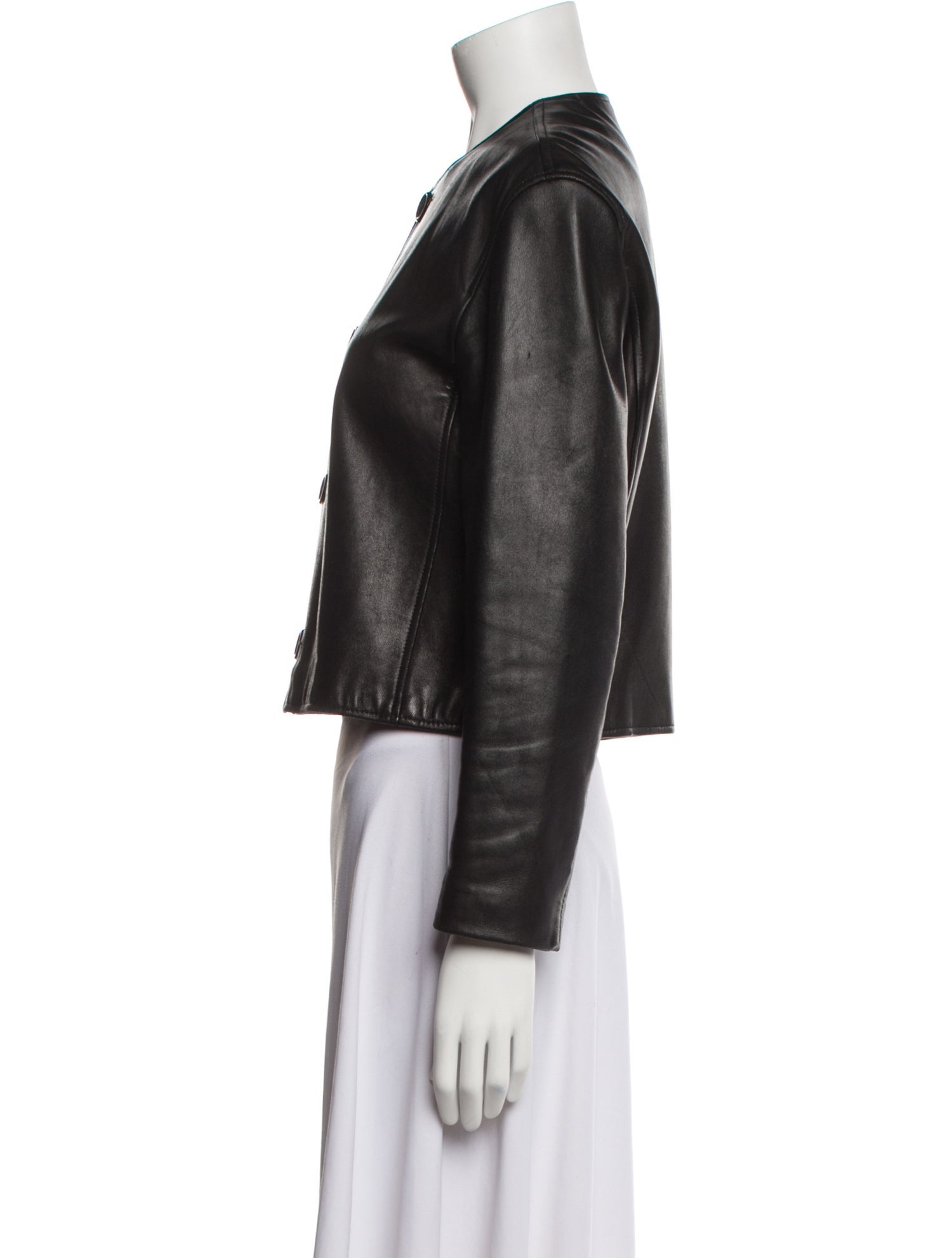 Rem Garson Leather Biker Jacket - Black Jackets, Clothing - XRGEA20017 ...